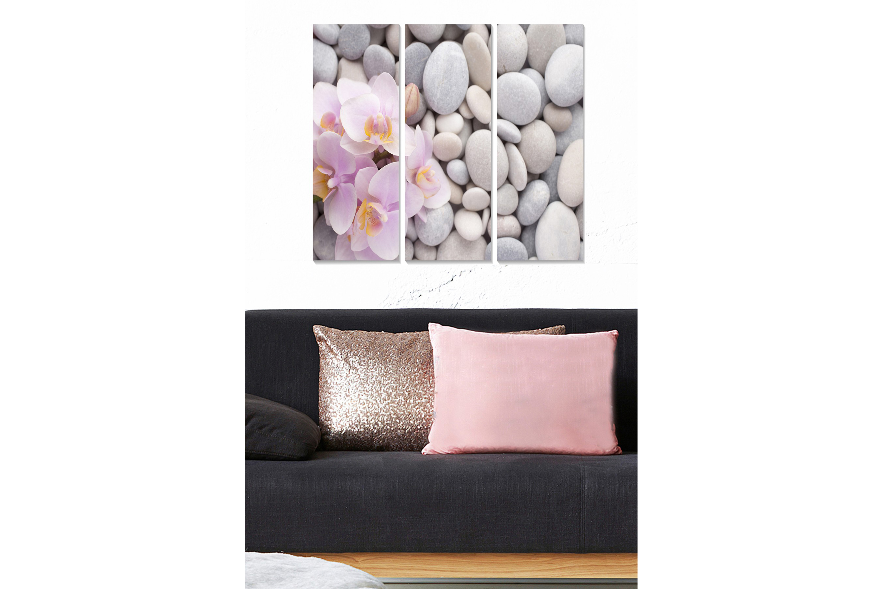 DEKORATIV MDF-MÅLNING 3-Delar 20x50 cm - Inredning & dekor - Furniturebox