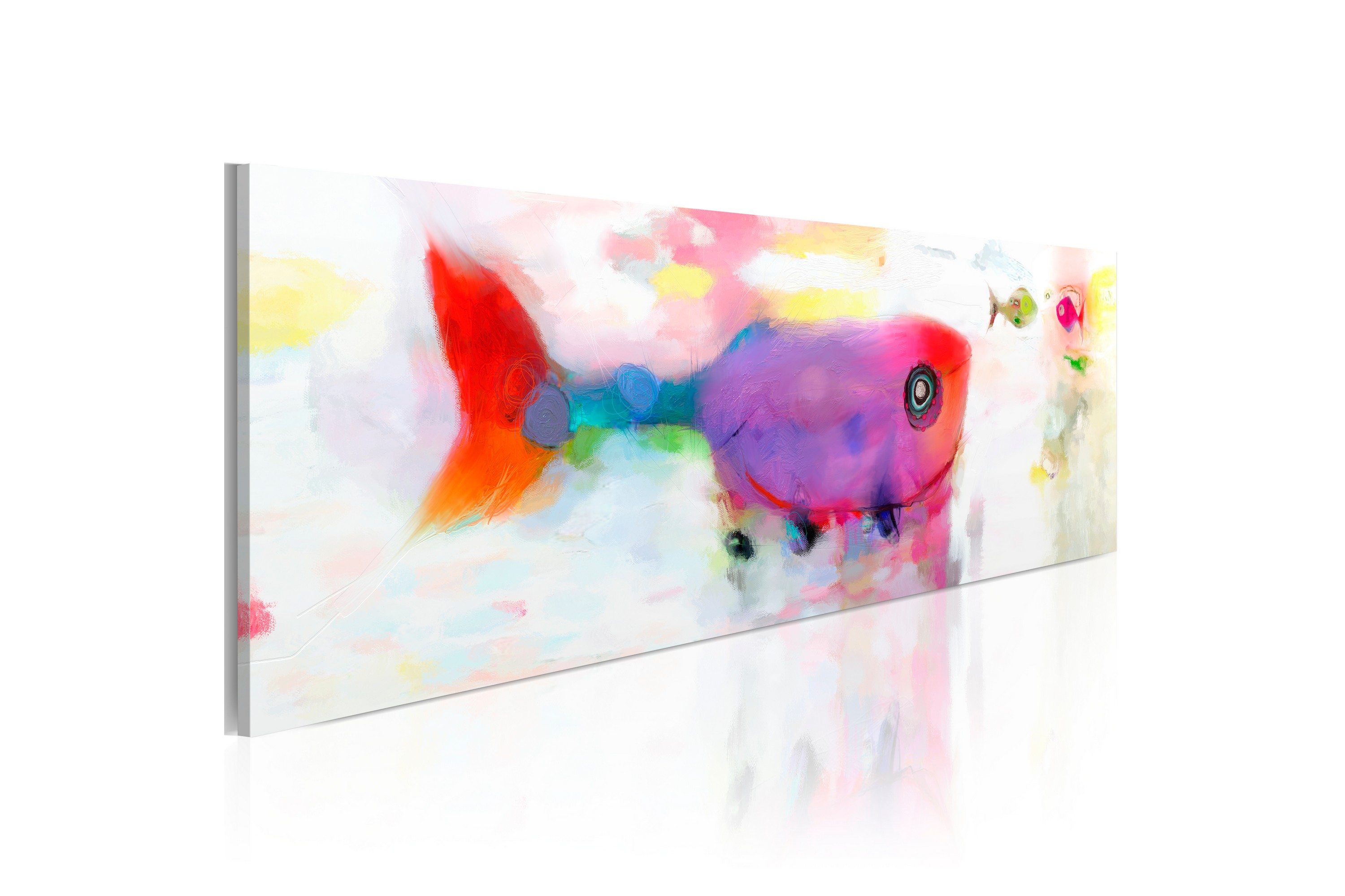 Tavla Deep-Sea Fishes 120X40 Flerfärgad|Vit Djur - Inredning & dekor ...