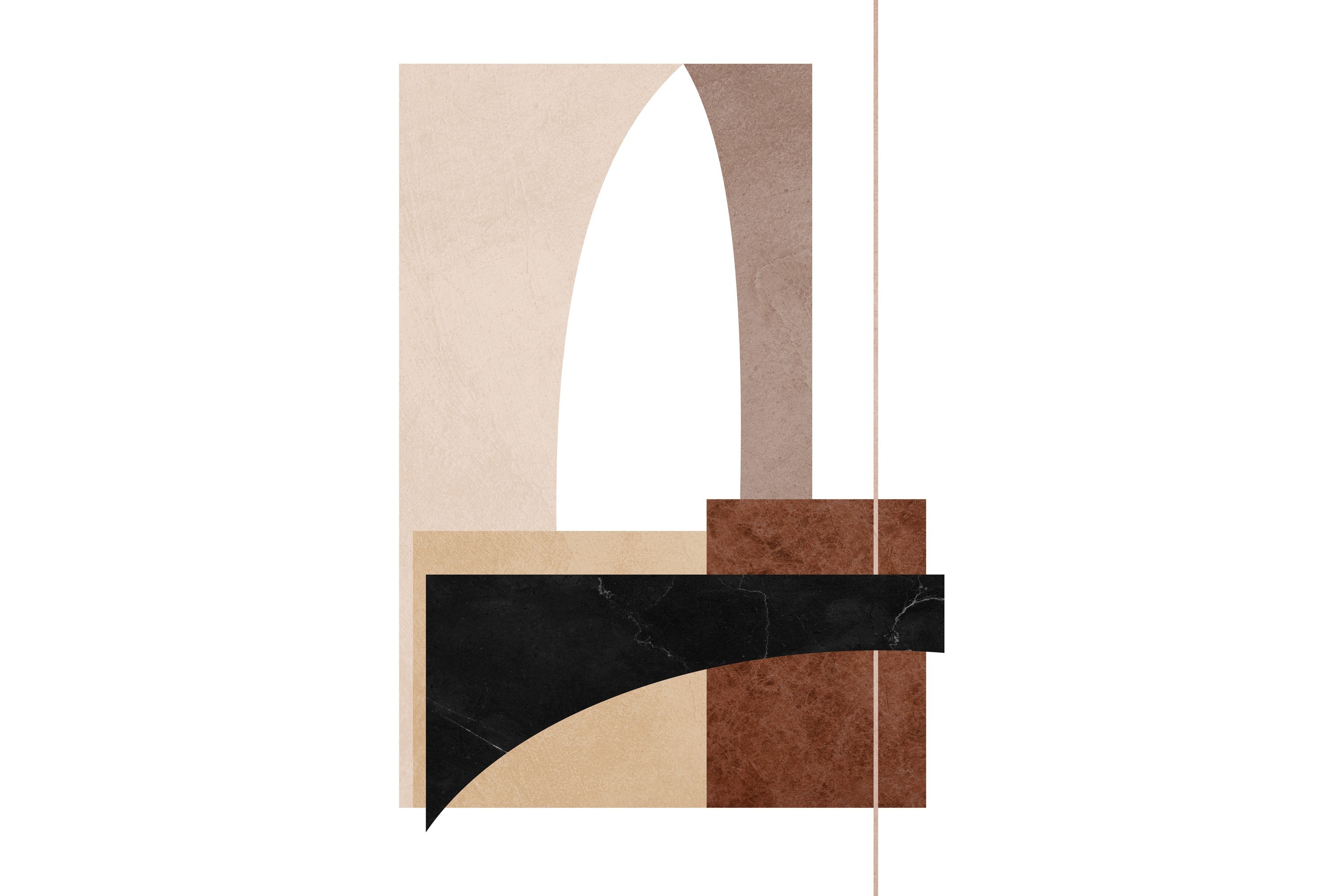 Venture Home Poster Materials 50x70 cm Vit/Beige - Inredning | Chilli