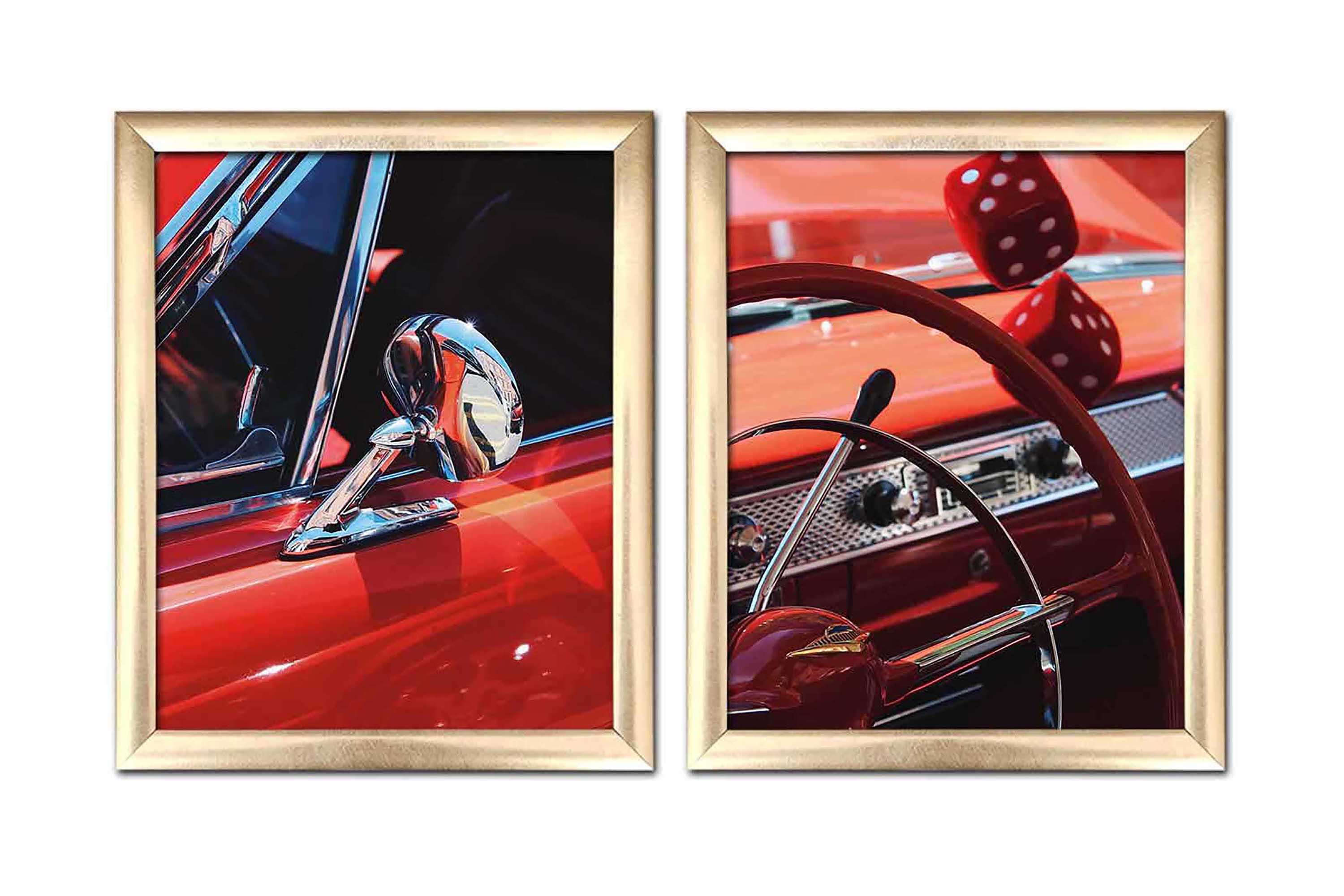 Tavla Transportation Med Ram 2-Pack Flerfärgad Flerfärgad - Canvastavla ...