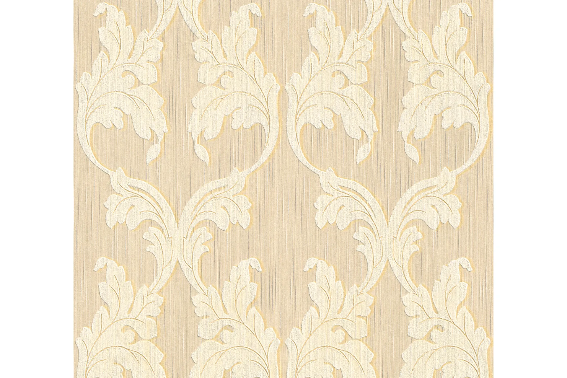 Barock Tapet Tessuto Ovävd Beige Gul - Mönstrade tapeter - Furniturebox