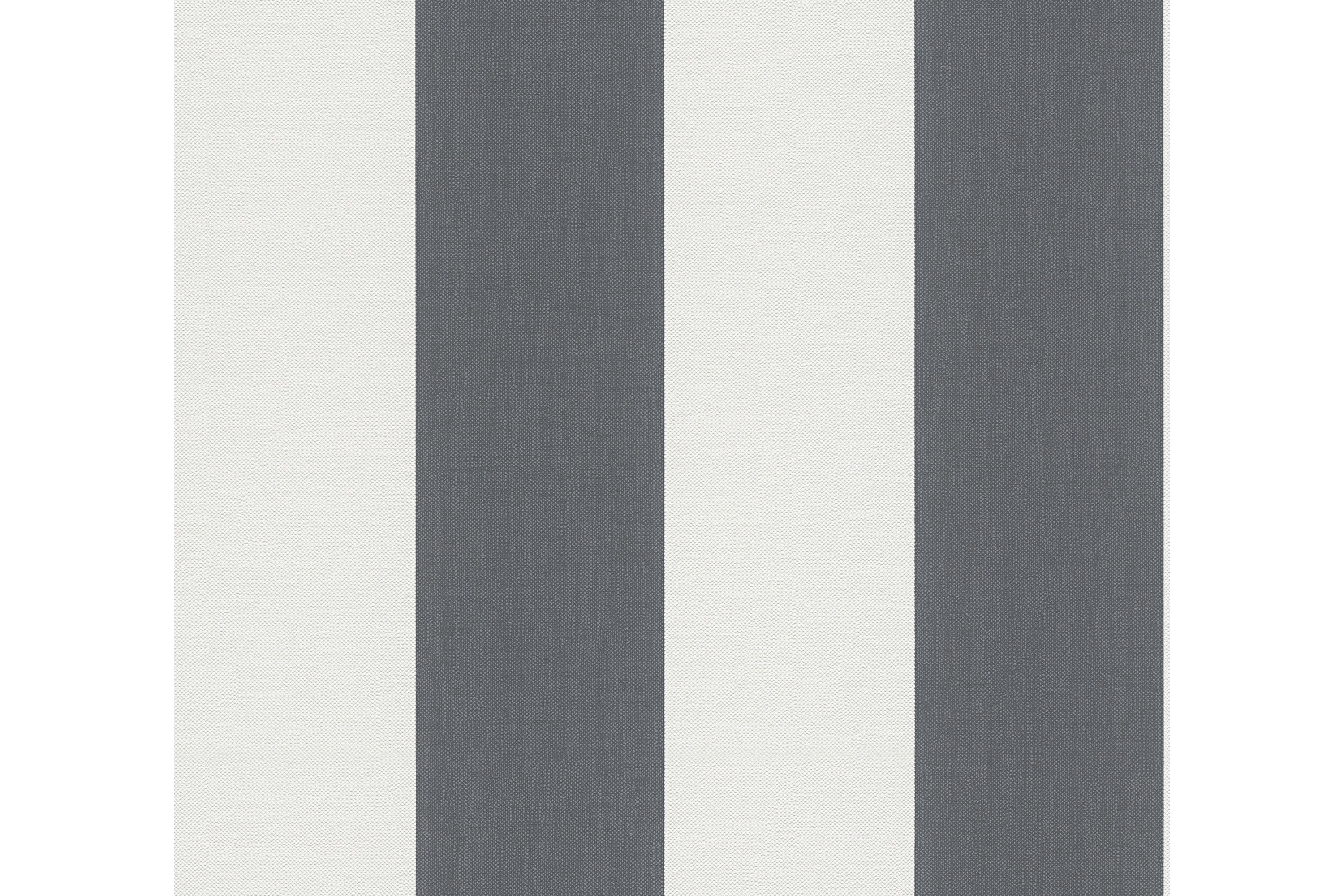 Randig Tapet Svart & Vit Ovävd Grå - Inredning & dekor - Furniturebox