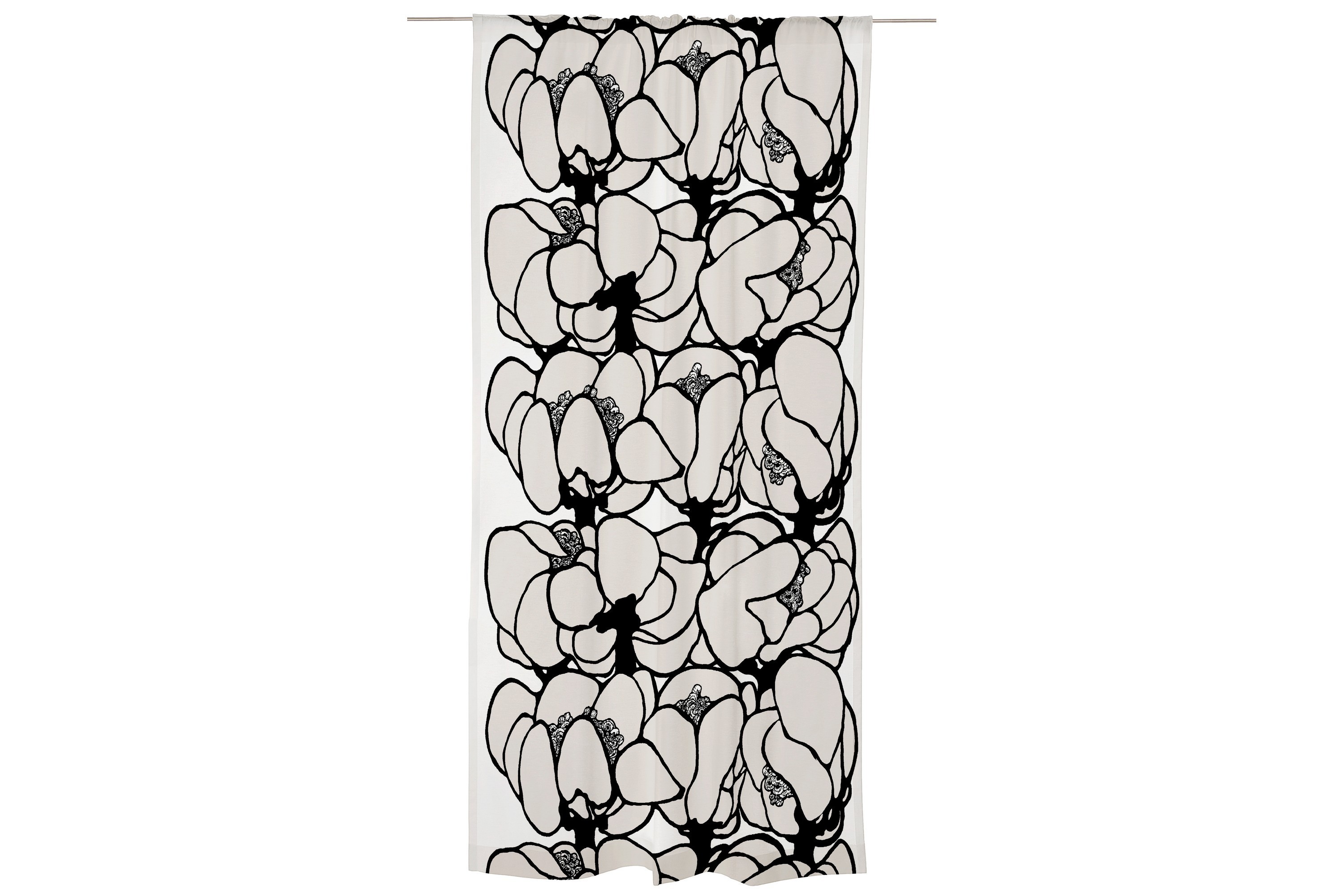 Vallila Sivuverho Makeba Black Out 140x250 cm Beige Vallila ...