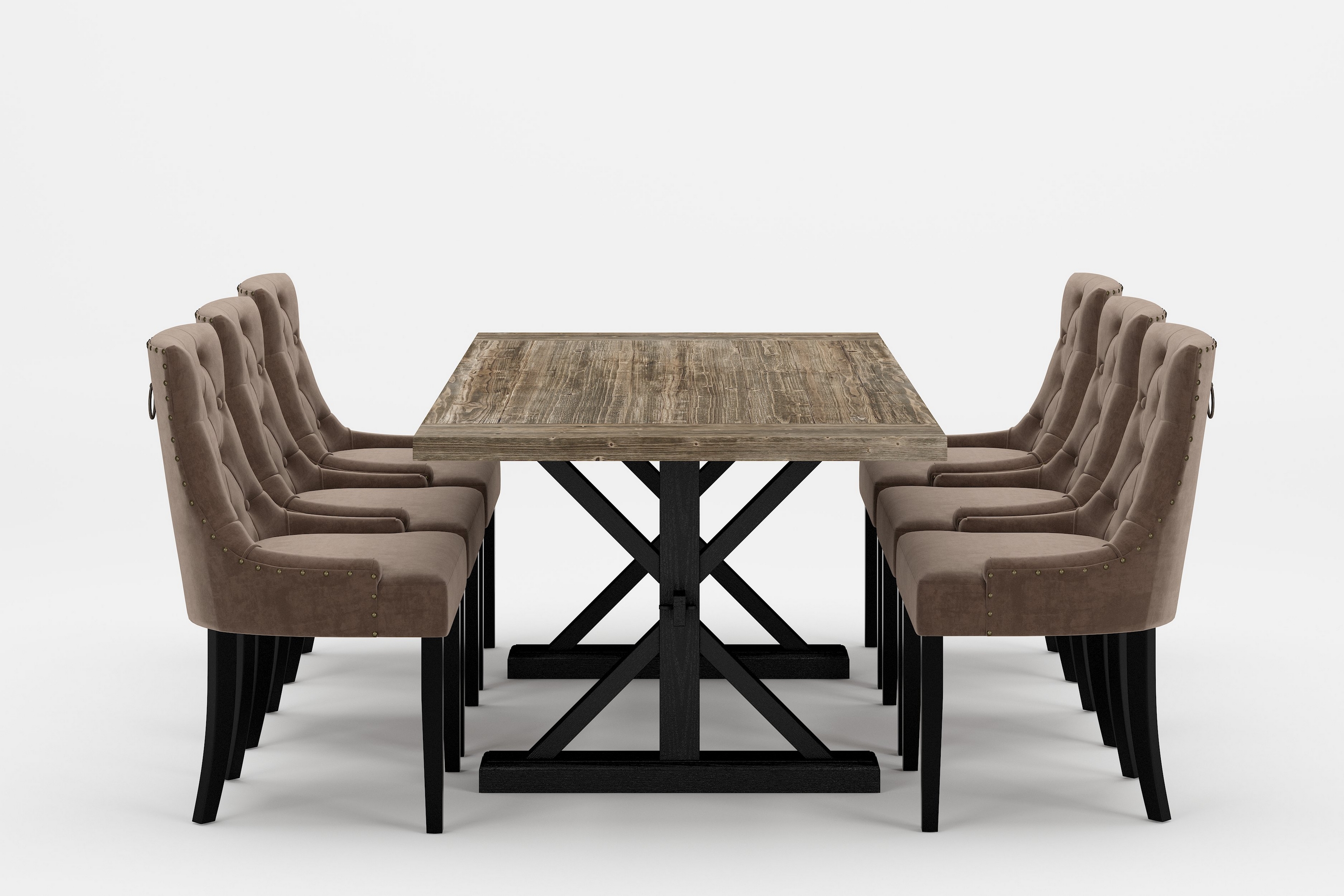 Bloomington Matgrupp Yorkshire Premium 200-290 cm + 6 Viktoria Stolar ...