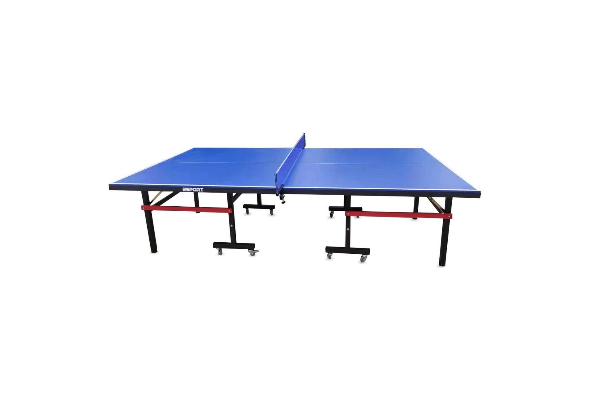 Prosport Hopfällbart Pingisbord 153x274 cm Blå - Möbler - Trademax