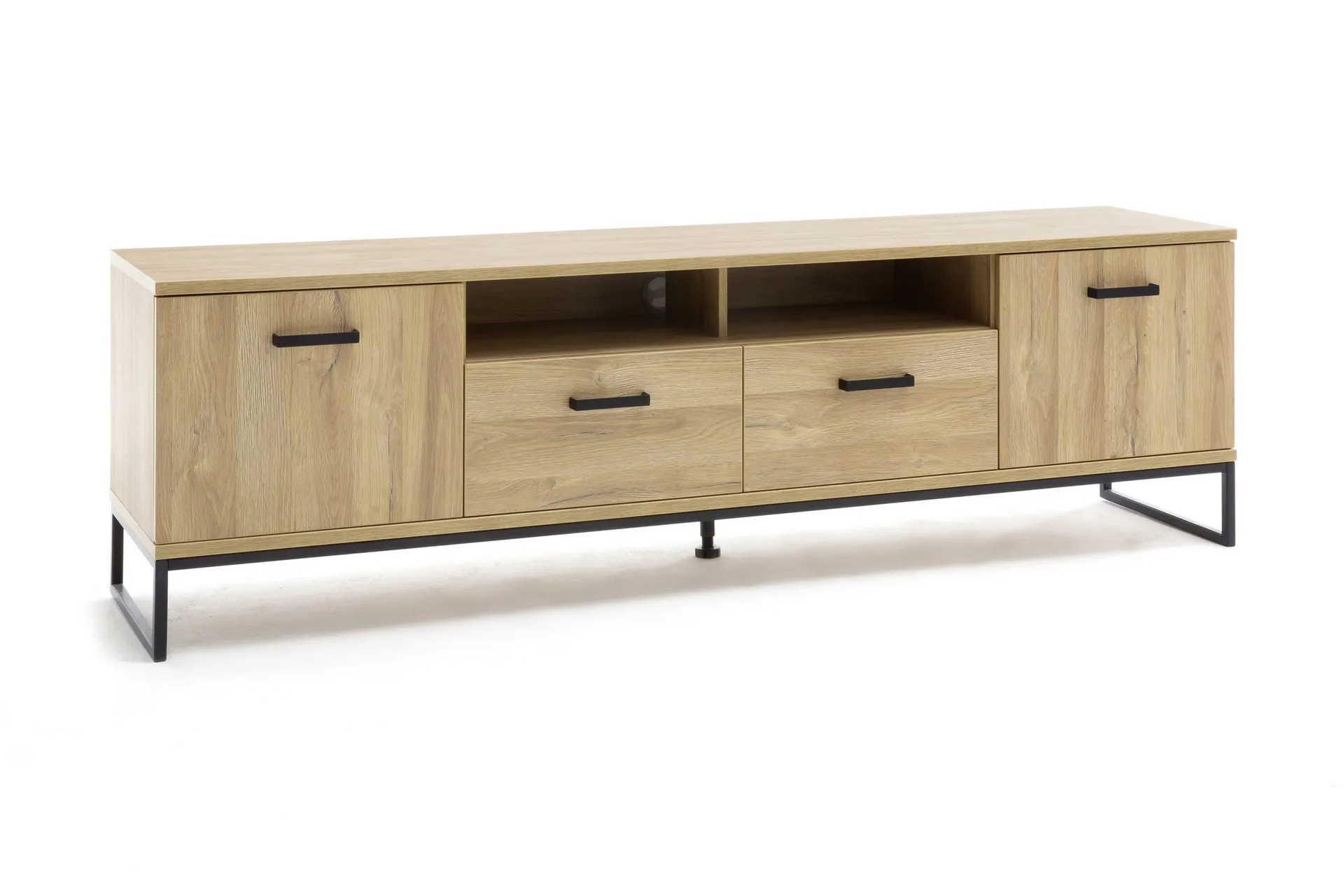 Toledo TV-bänk 201 cm Trä/Natur - Möbler - Trademax