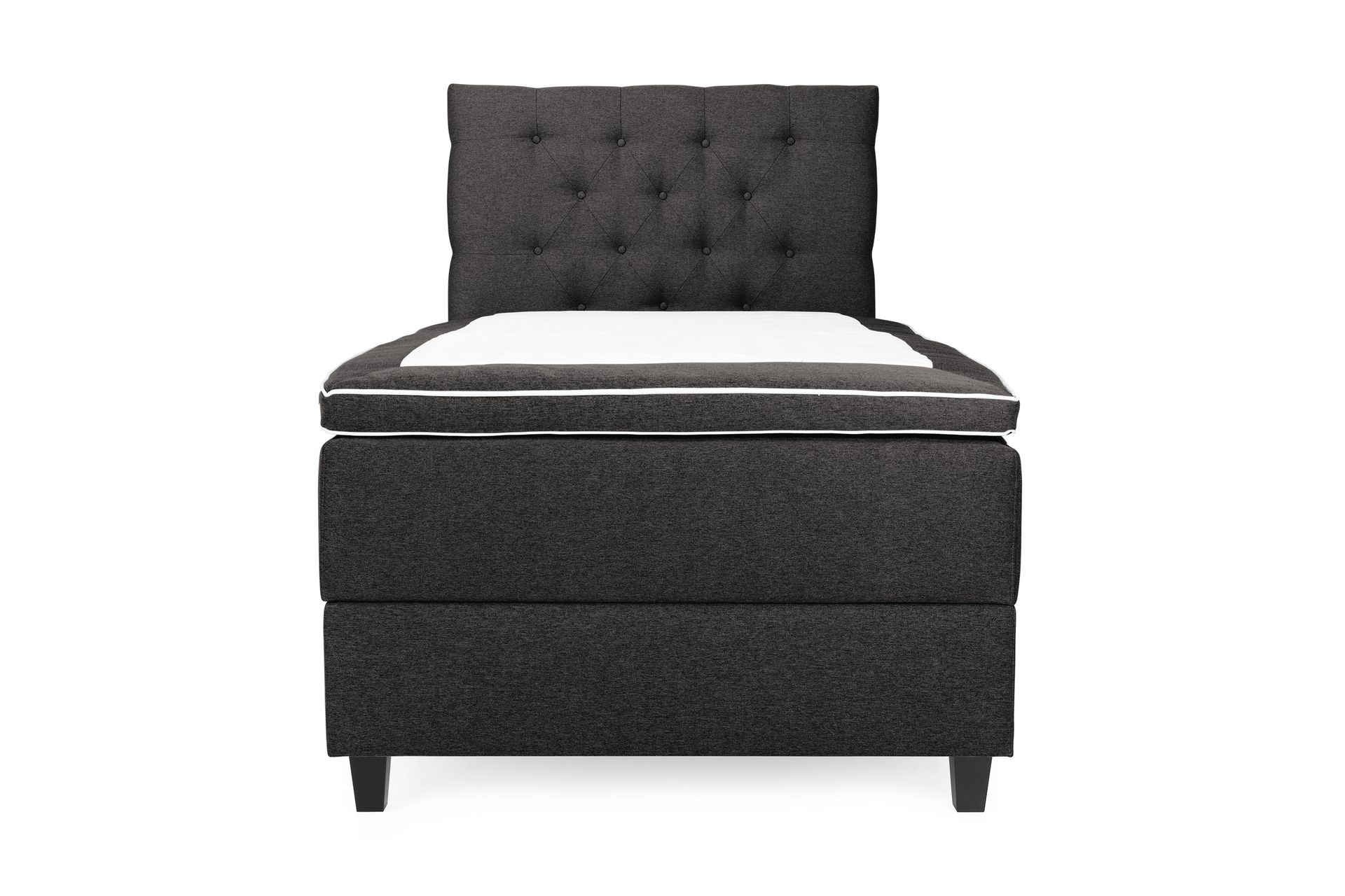 Berg & Strand Royal Sängpaket med Förvaring 105x200 cm Mörkgrå (+Fler ...
