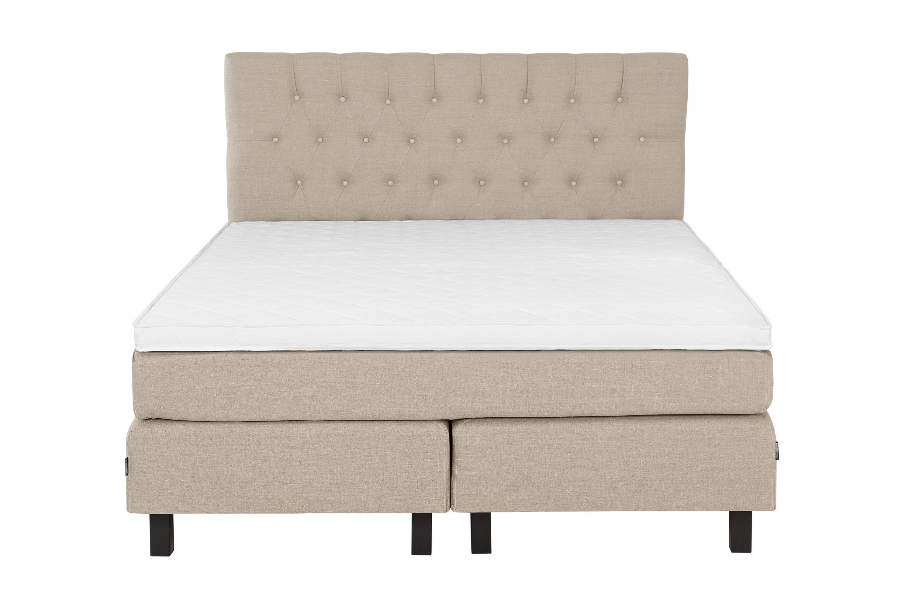 Bed Deluxe Komplett Sängpaket180x200 cm Beige - Möbler - Trademax
