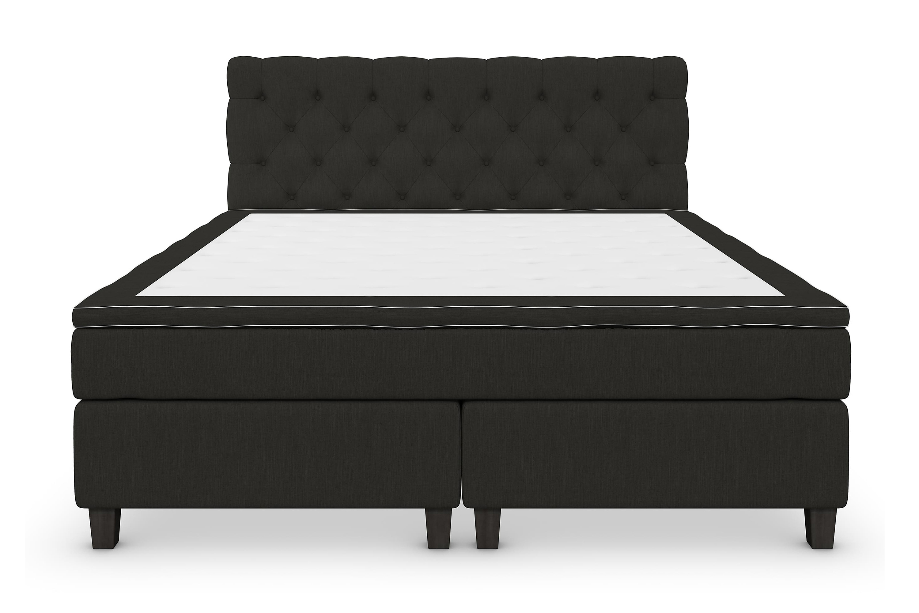 Superior Lyx Kontinentalsäng160x200 Svart - Möbler - Trademax