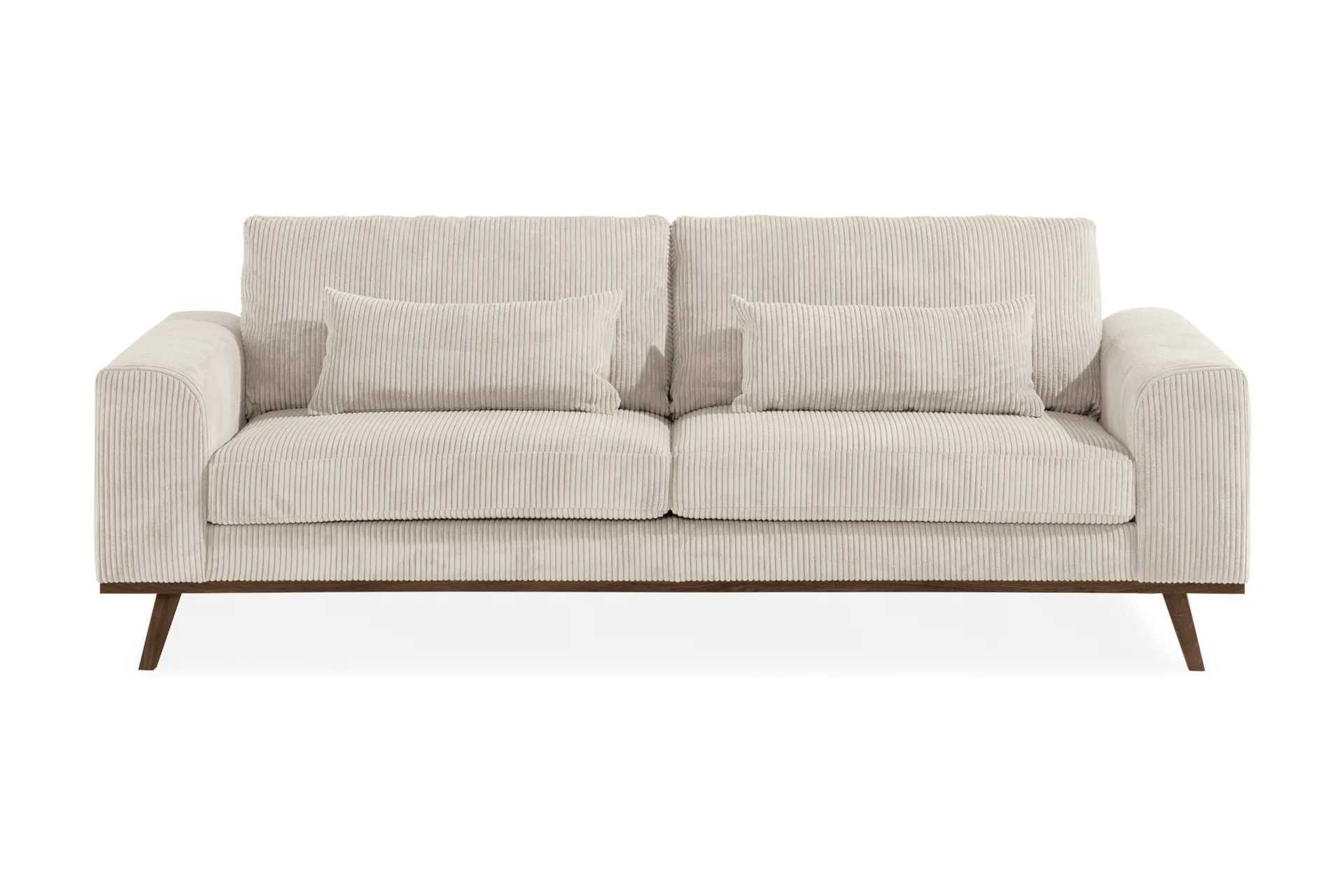 Scandinavian Choice Copenhagen 3-sits Manchestersoffa Beige - Möbler ...