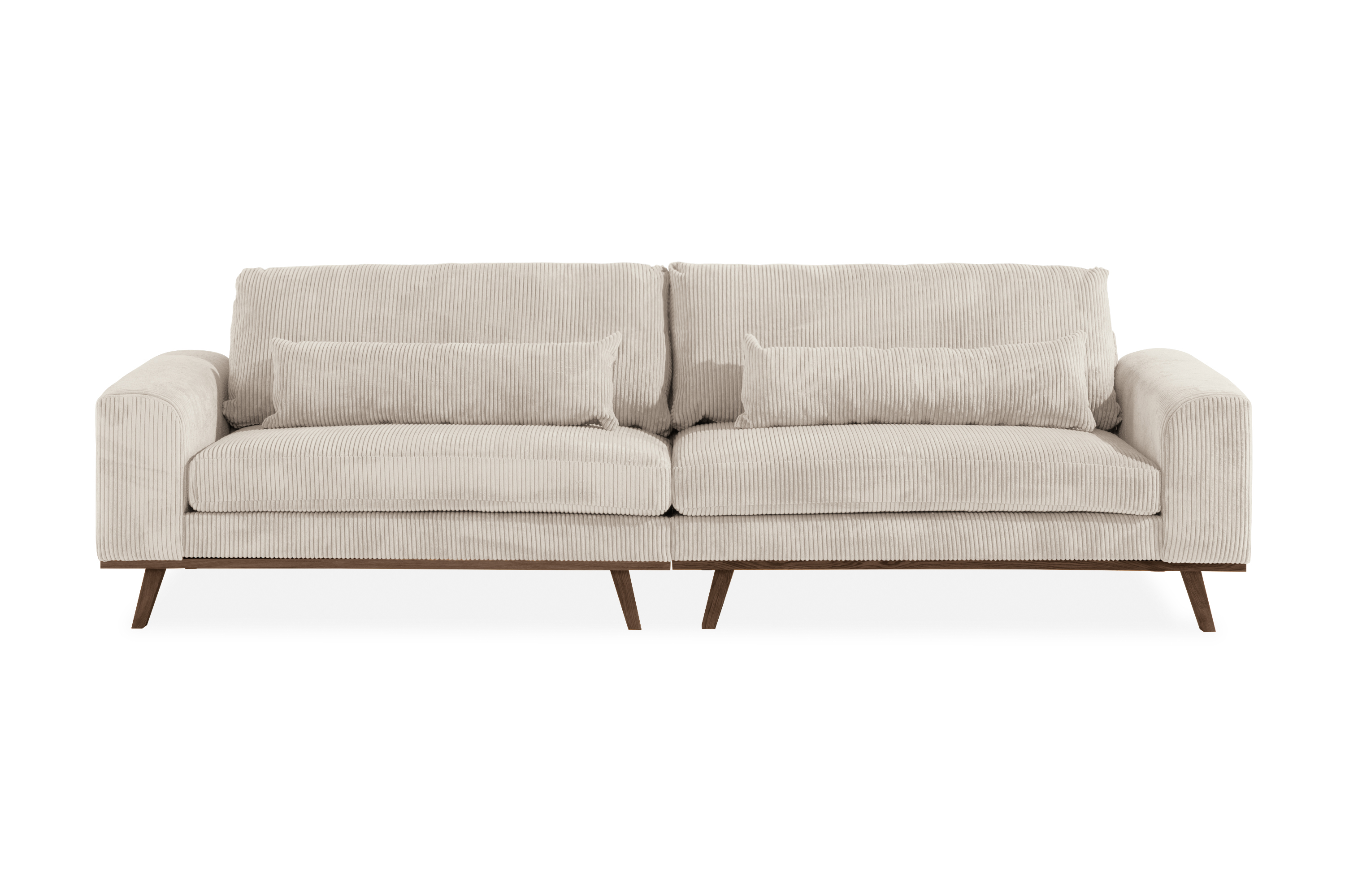 Scandinavian Choice Copenhagen 4-sits Manchestersoffa Beige - Möbler ...