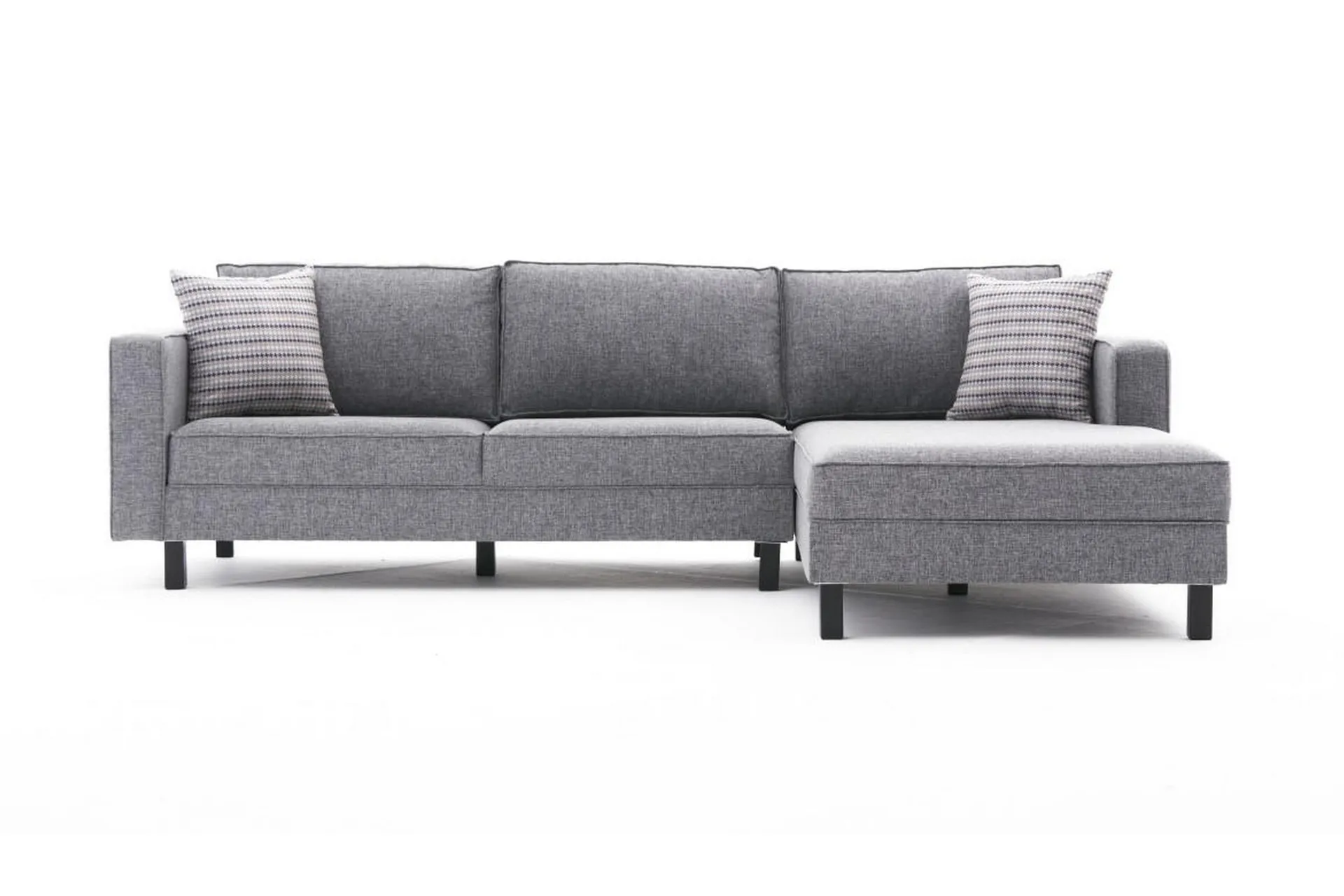 Soffa m. Divan Vivianna 4-sits Grå - Möbler | Chilli