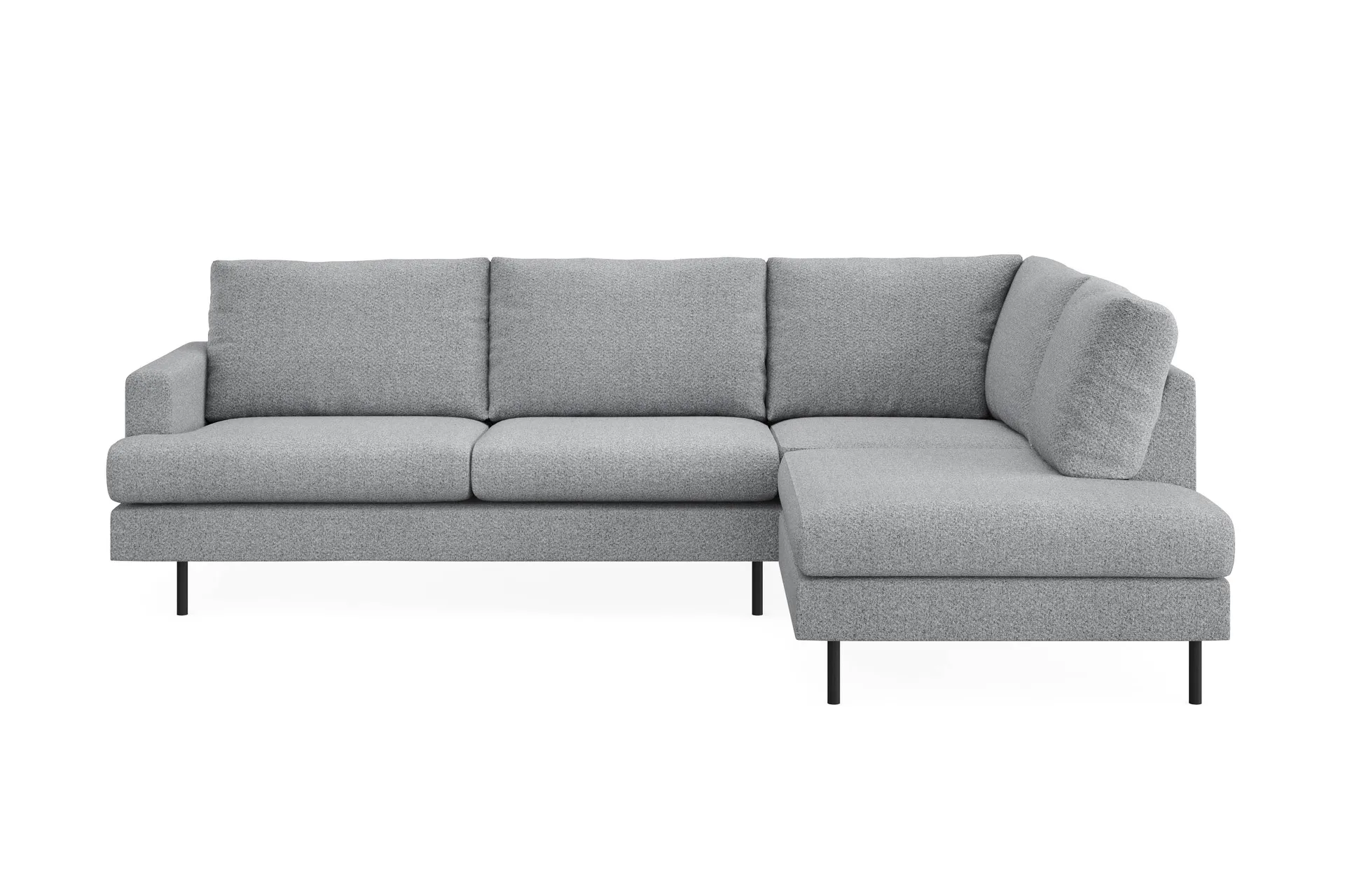 Scandi Days Menard Compact 4-sits Vänstervänd L-formad Schäslongsoffa i ...