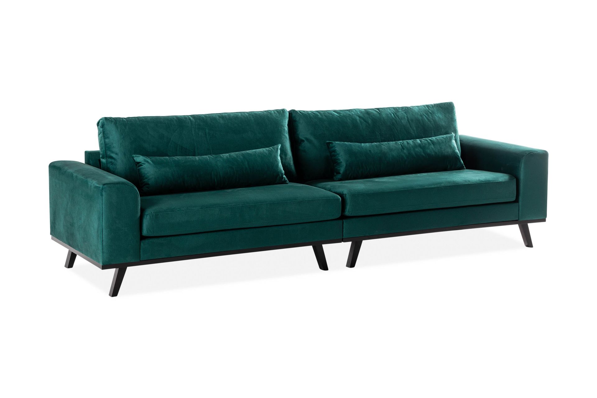 Scandinavian Choice Copenhagen 4-sits Sammetssoffa Grön - Möbler - Trademax