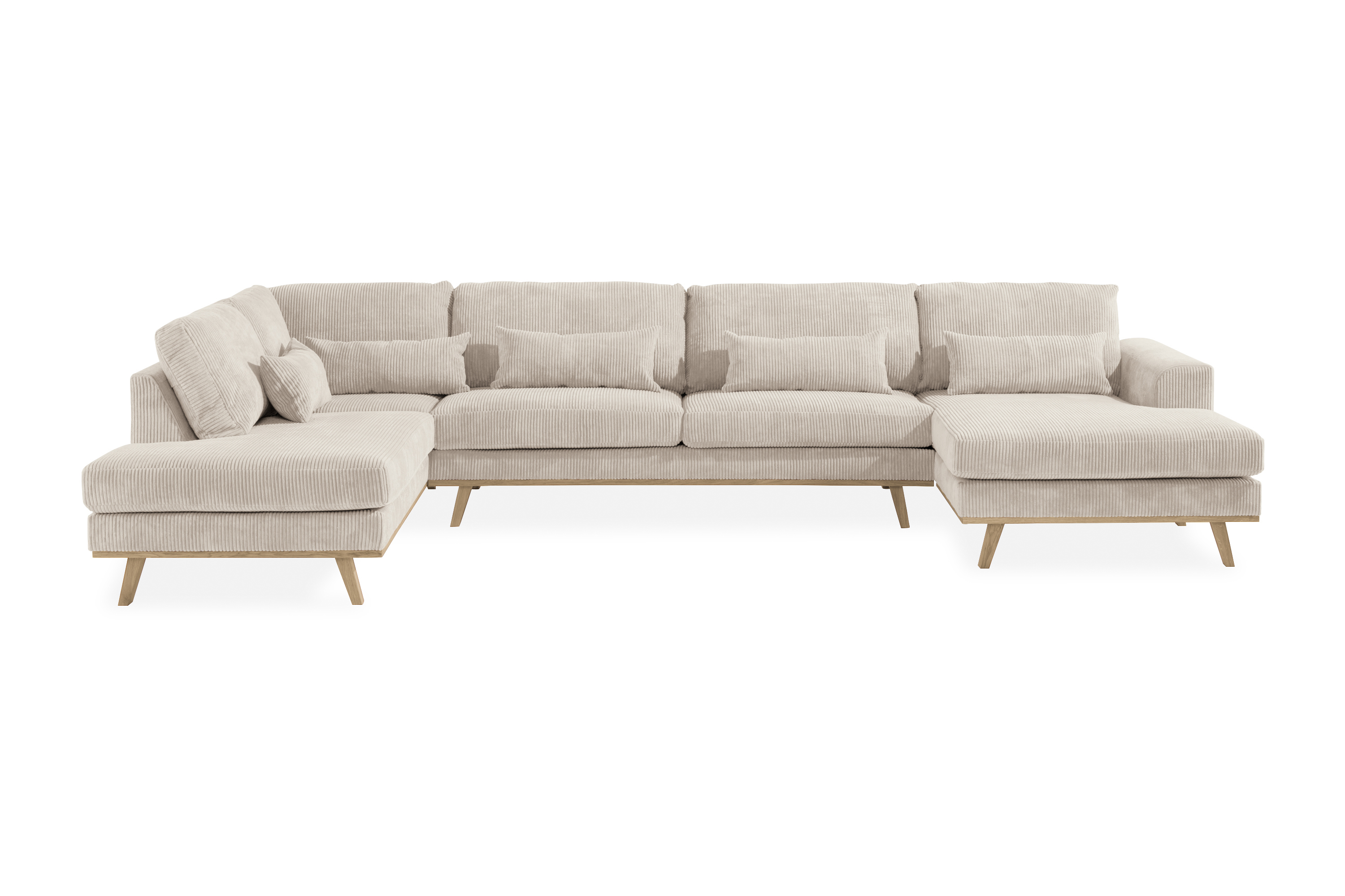 Scandinavian Choice Copenhagen U-soffa Manchester Beige - Möbler - Trademax