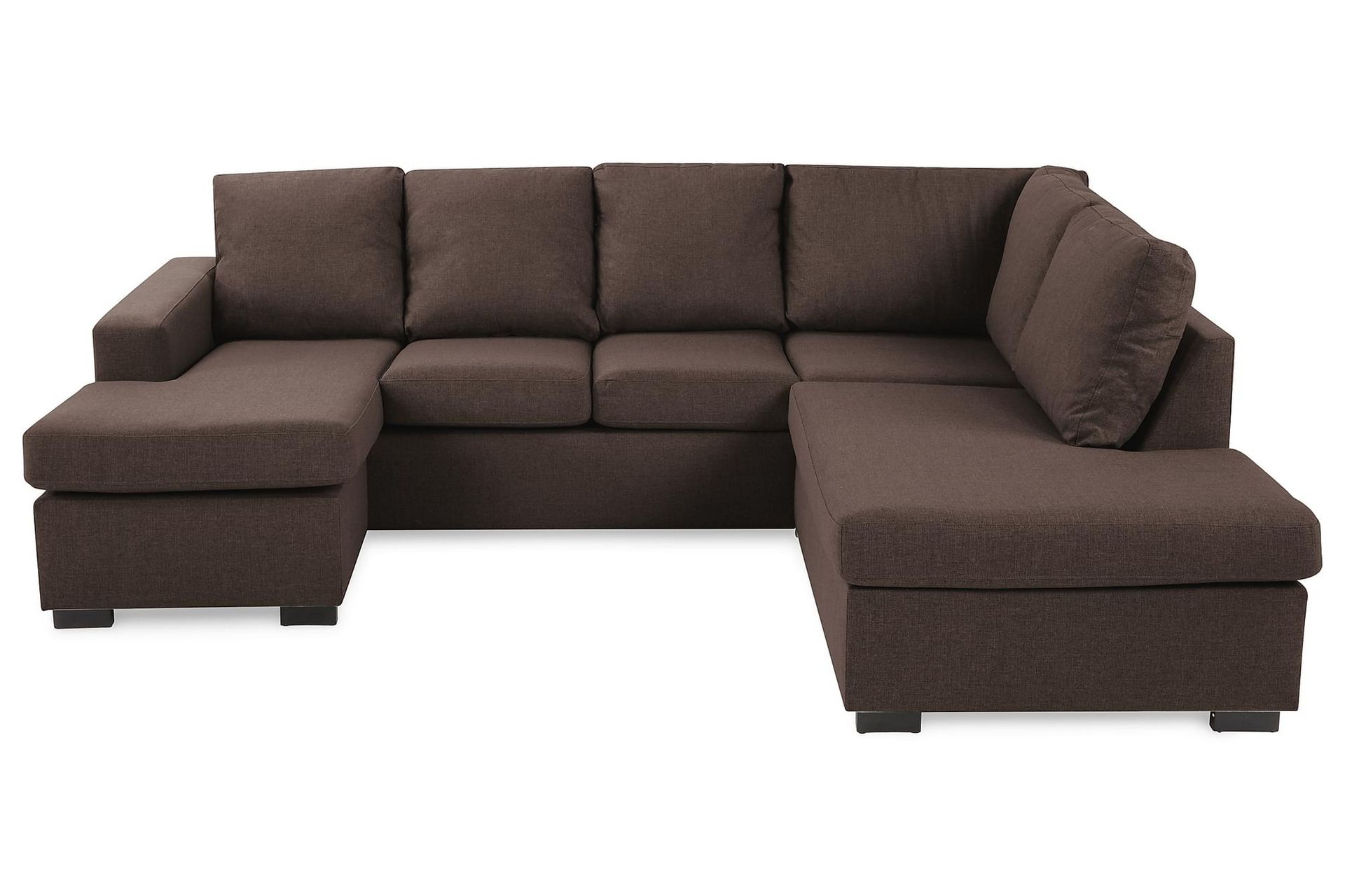 Basic Home Crazy 4-sits Högervänd U-formad Small Soffa med Divan och ...