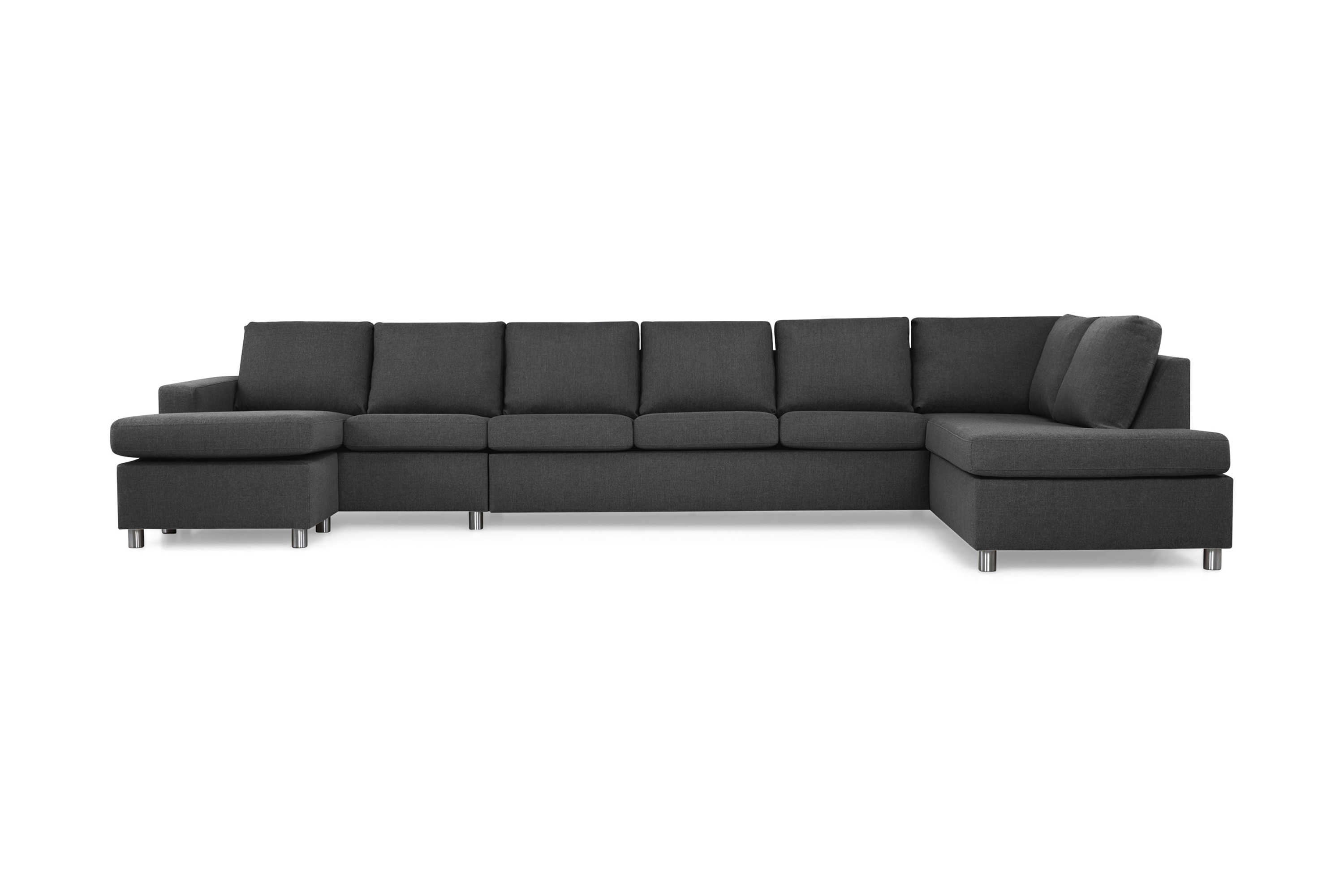 Basic Home Crazy 6-sits Högervänd U-formad XX-Large Soffa med Divan och ...