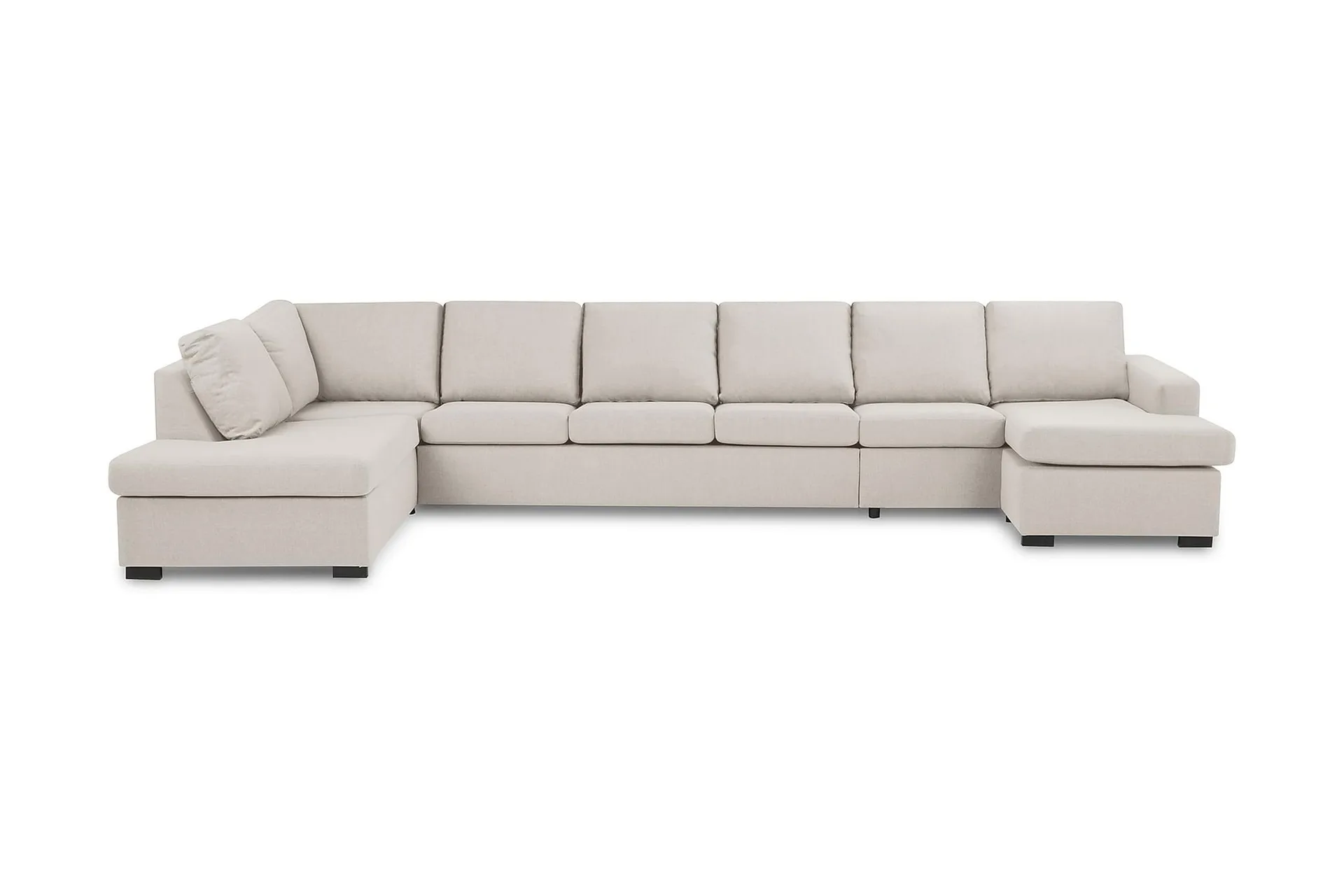 Basic Home Crazy 6-sits Vänstervänd U-formad XX-Large Soffa med Divan ...