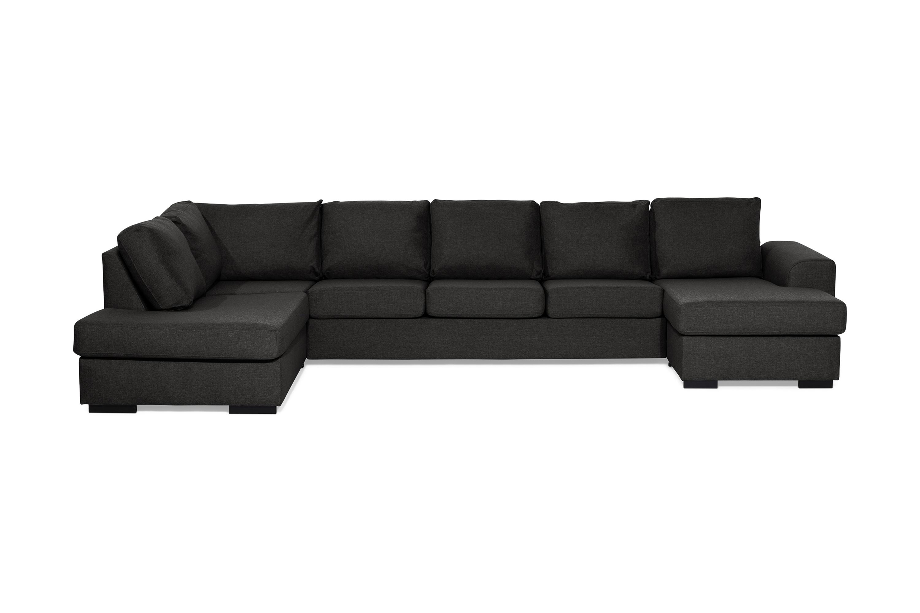 Scandinavian Choice Ocean U-soffa Large med Divan Höger Svart - Möbler ...