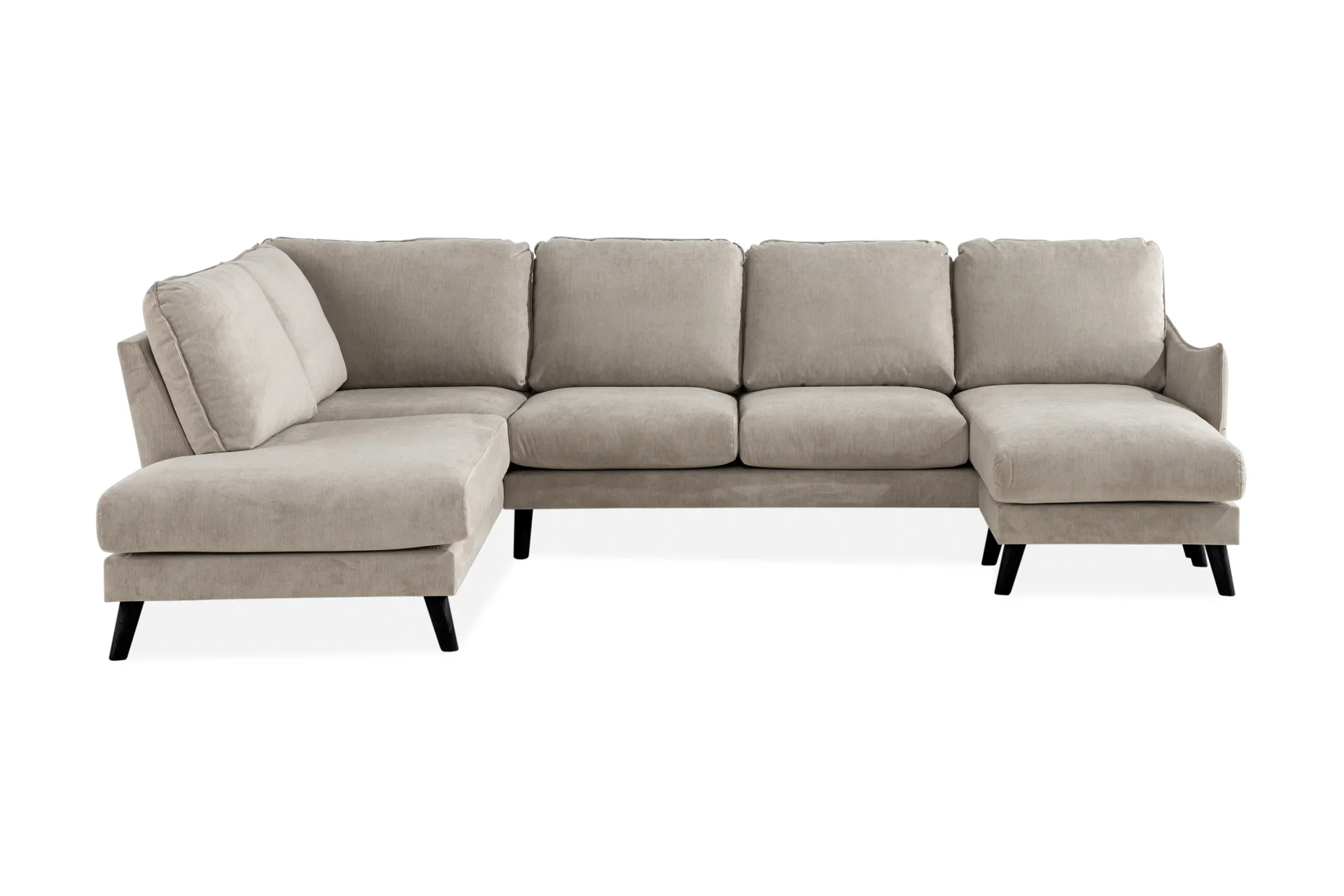 Trend Lyx 4-sits Vänstervänd U-formad Soffa med Divan och Schäslong i ...