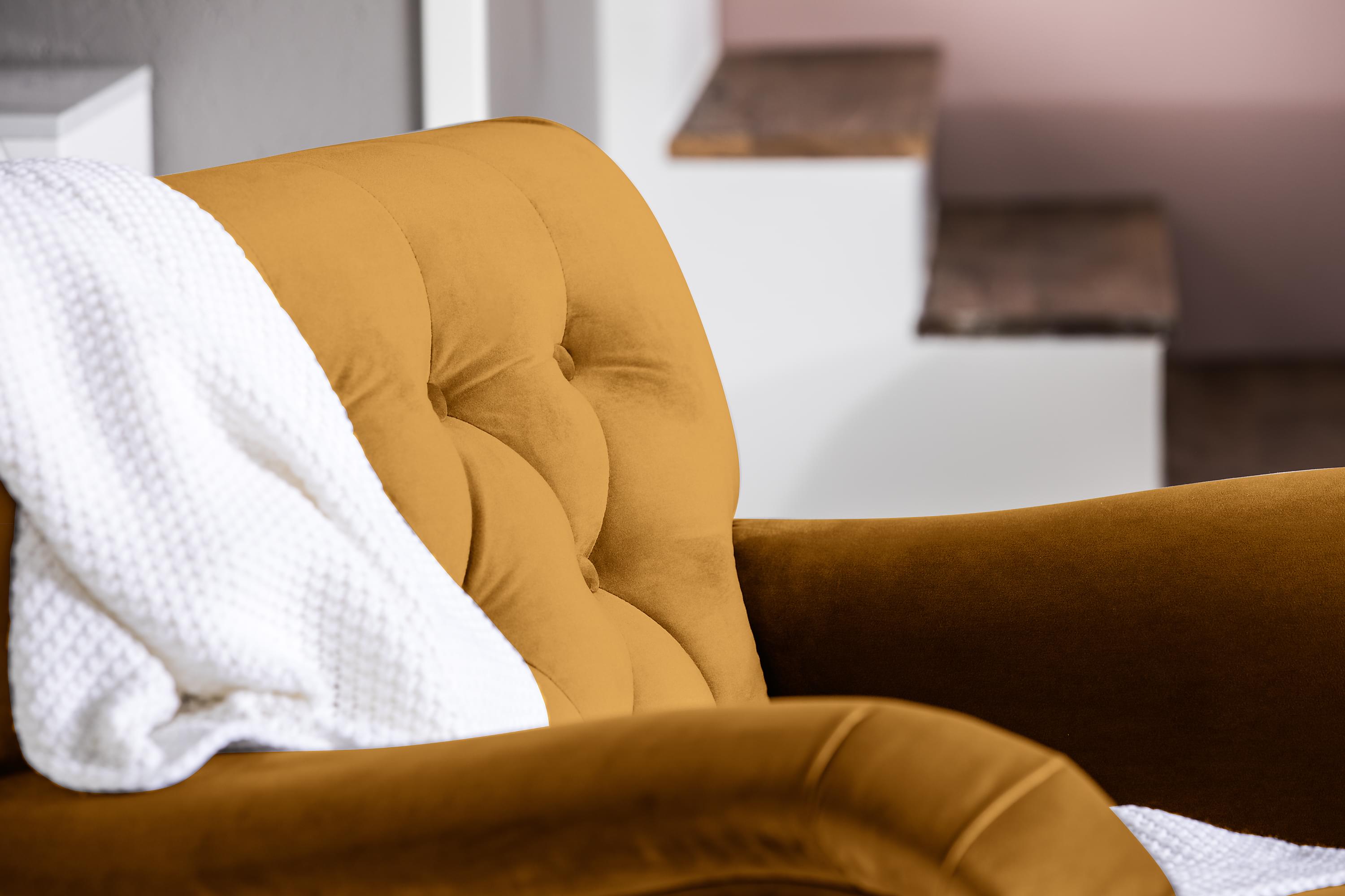 Howard Riviera Fåtölj med Fotpall Amber - Möbler - Trademax