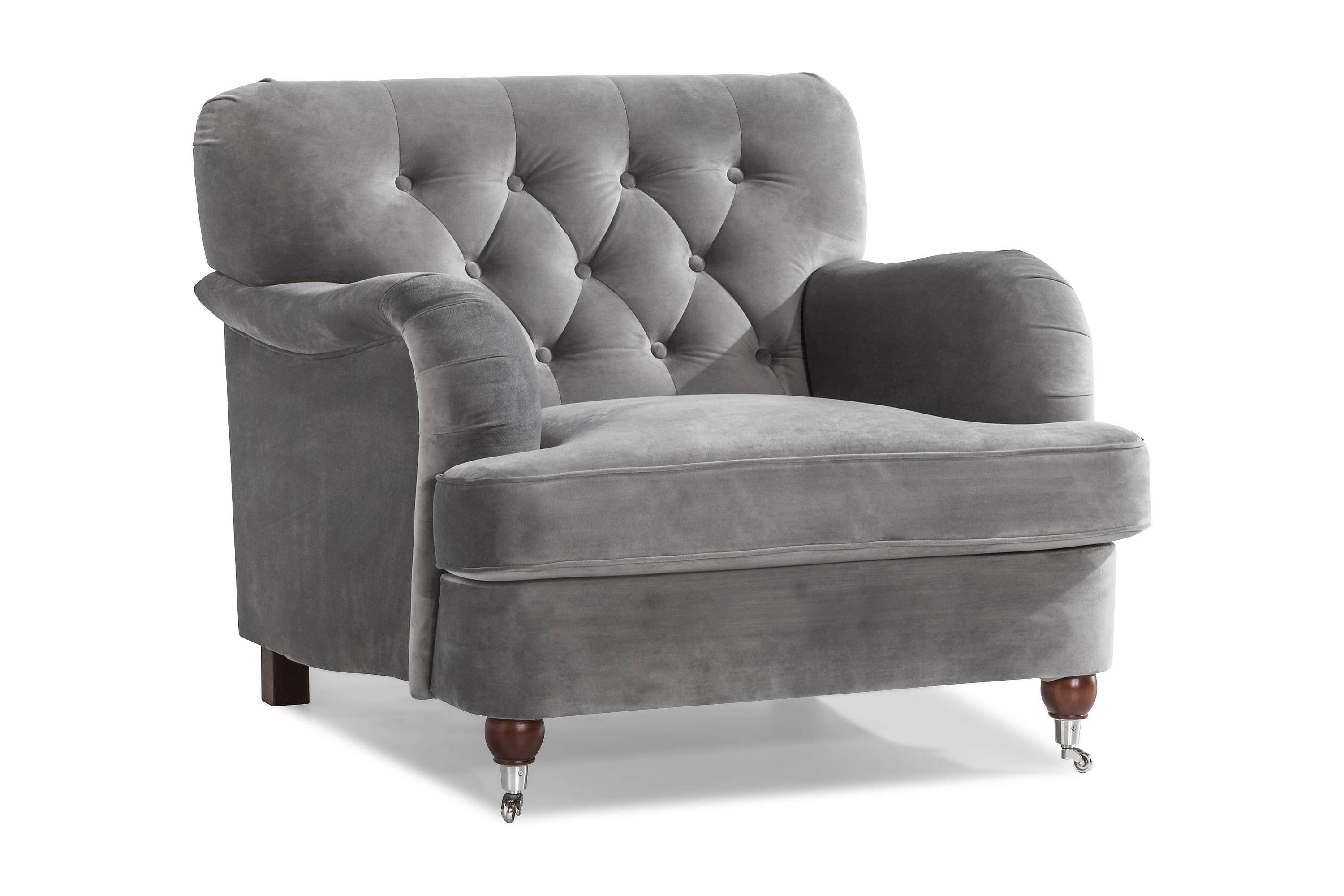 Howard Riviera Fåtölj Silvergrå - Möbler - Trademax