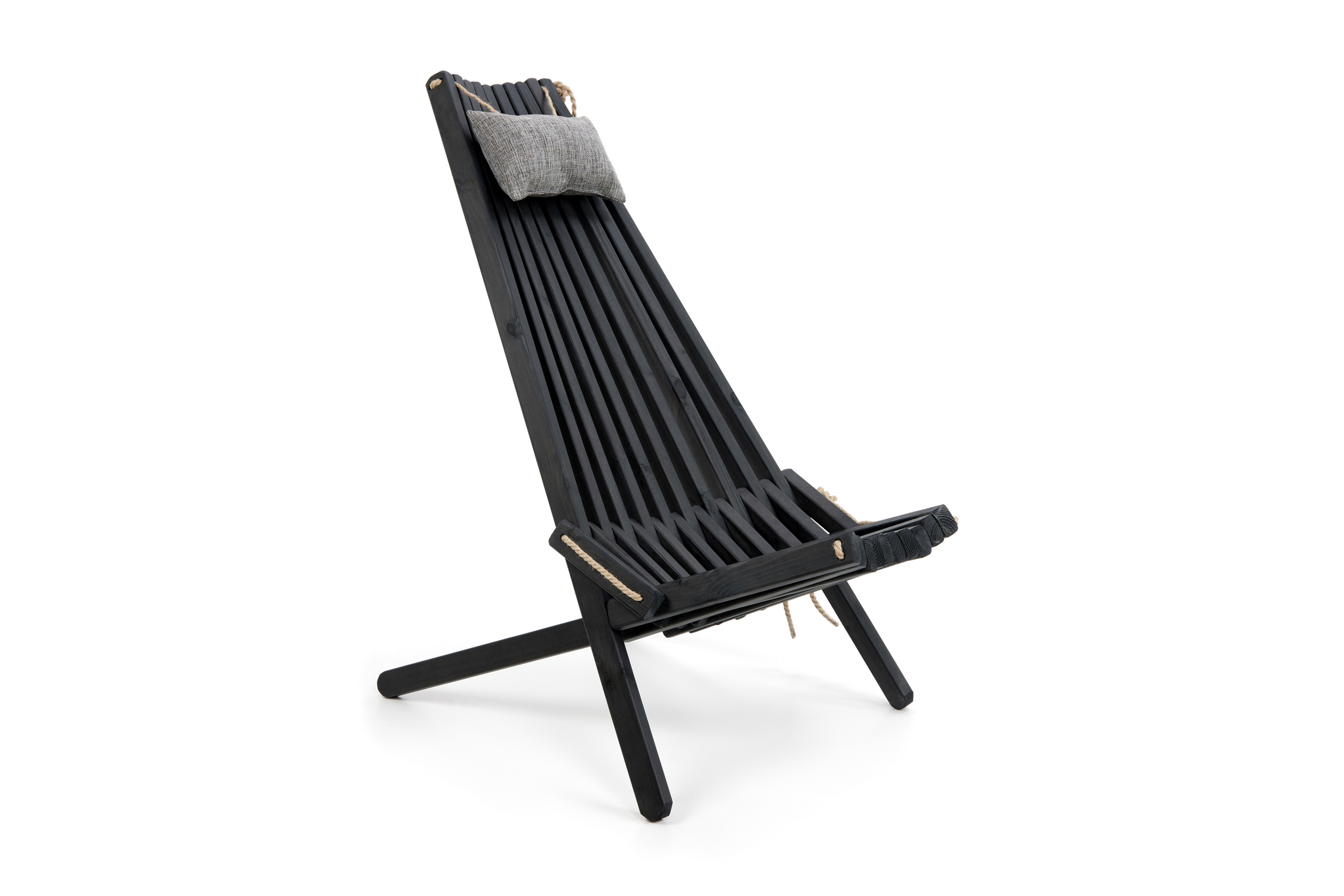 Comfort Garden Park Solstol Svart - Utemöbler - Trademax