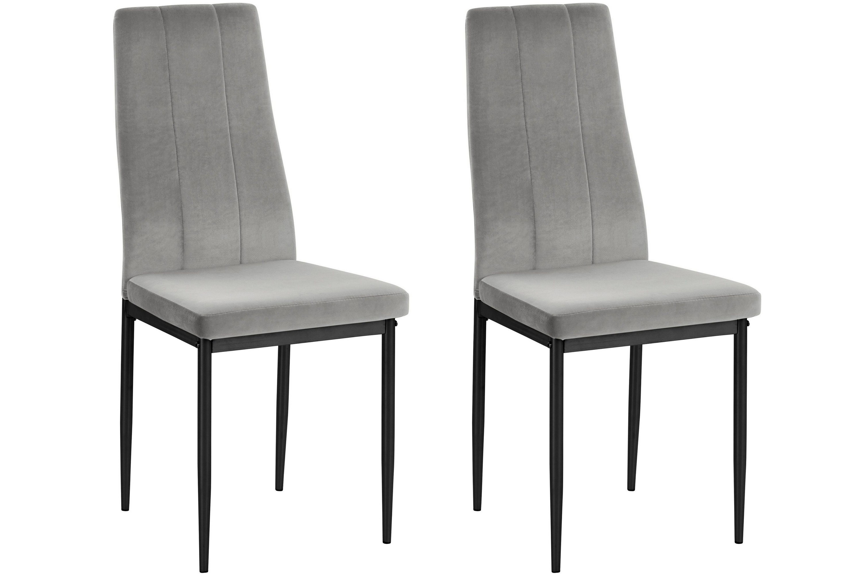 Aggarp Matstol Sammet/Grå - Möbler - Trademax