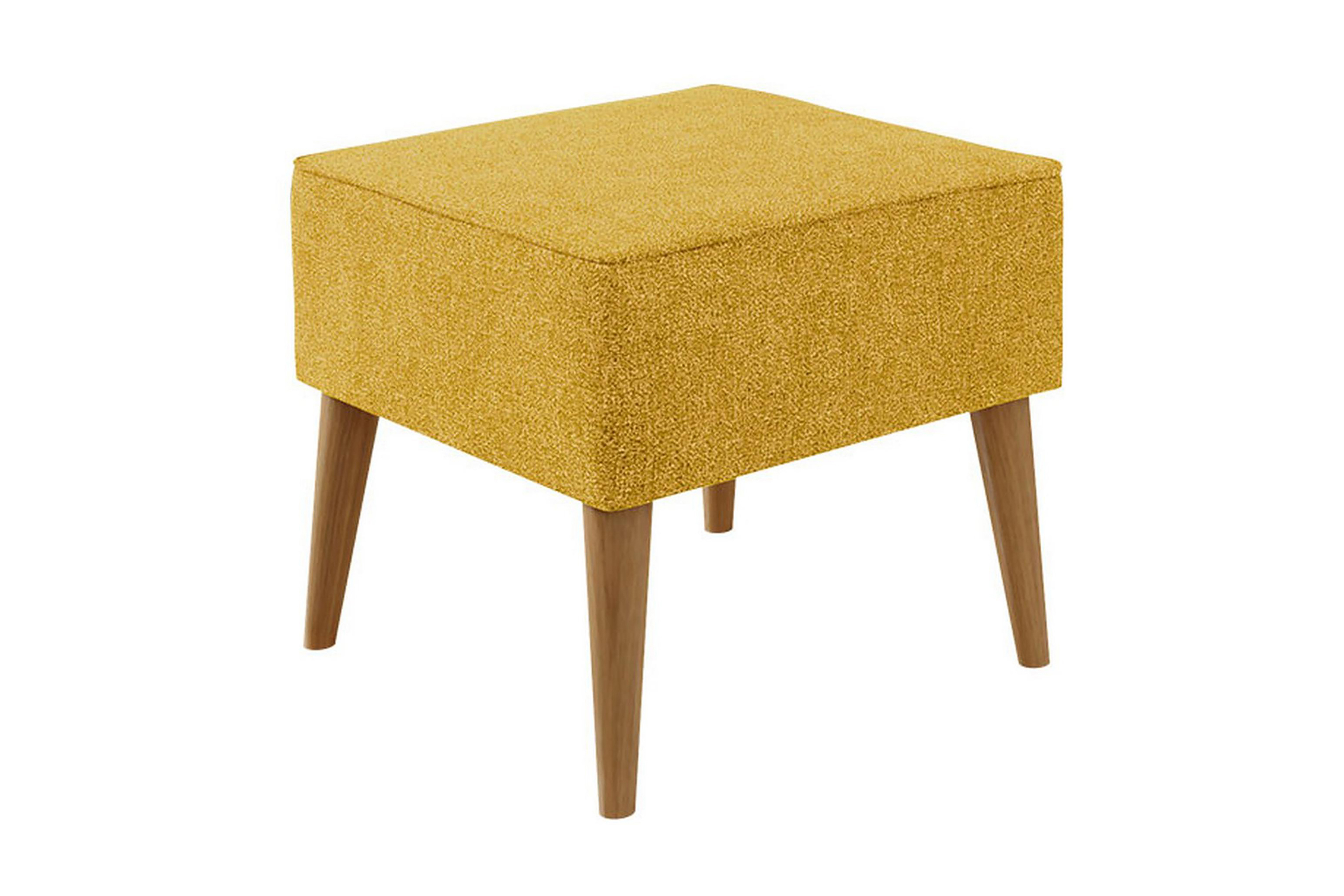Fotpall LORD Gul - Möbler | Chilli