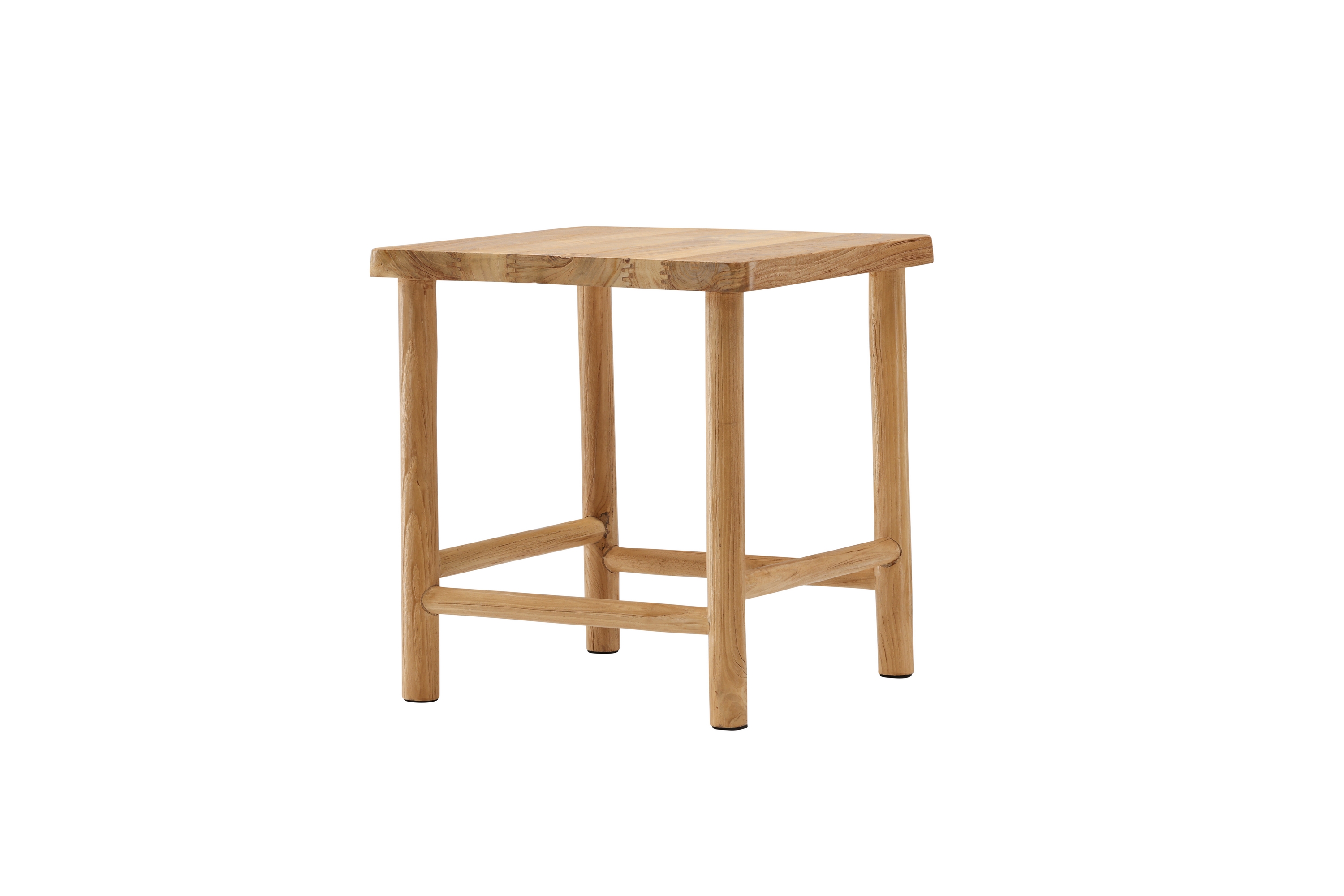 VIND Noster Sittpall 42x42 cm Vit - Möbler | Chilli
