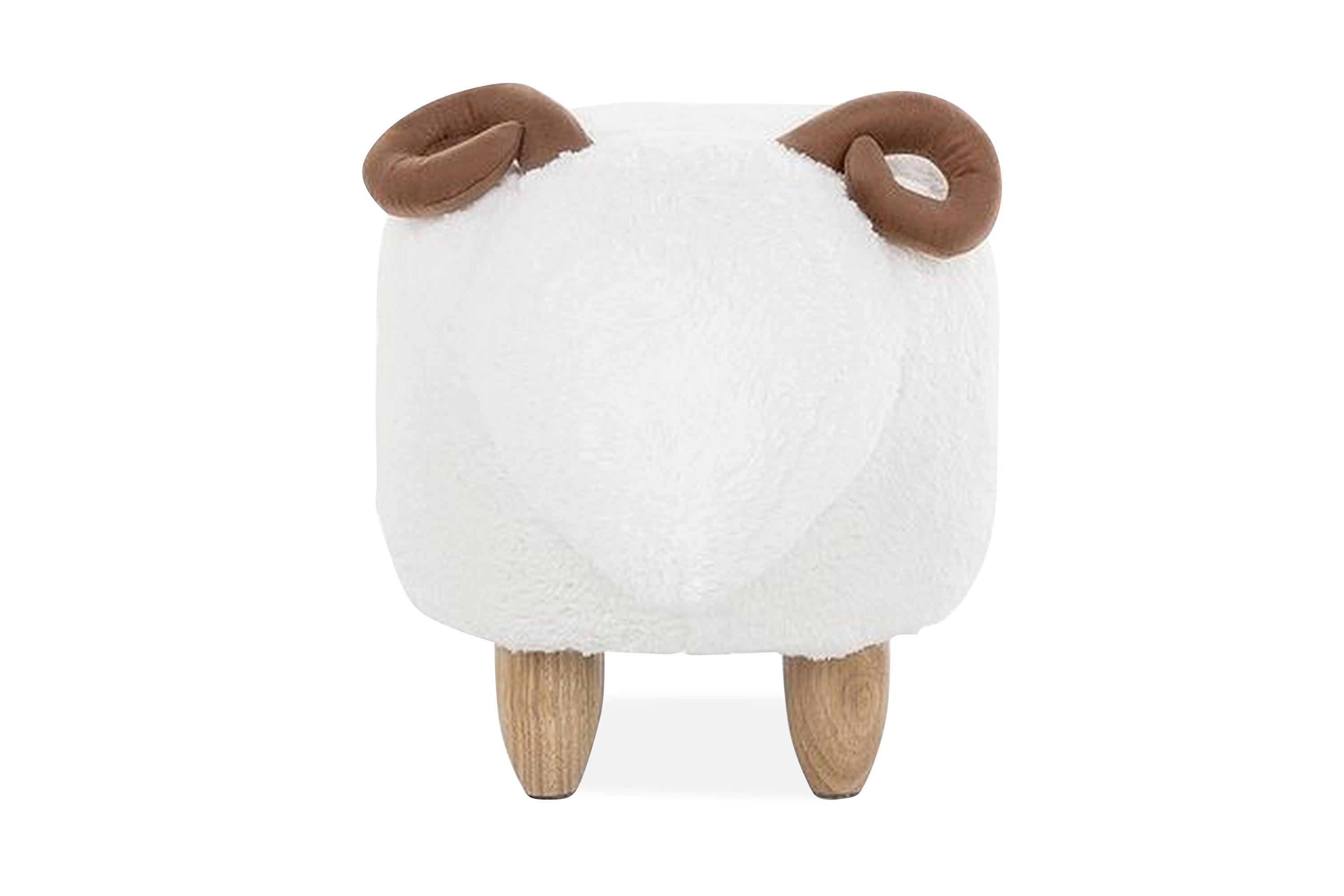 Kobara Sittpuff Vit - Möbler - Trademax