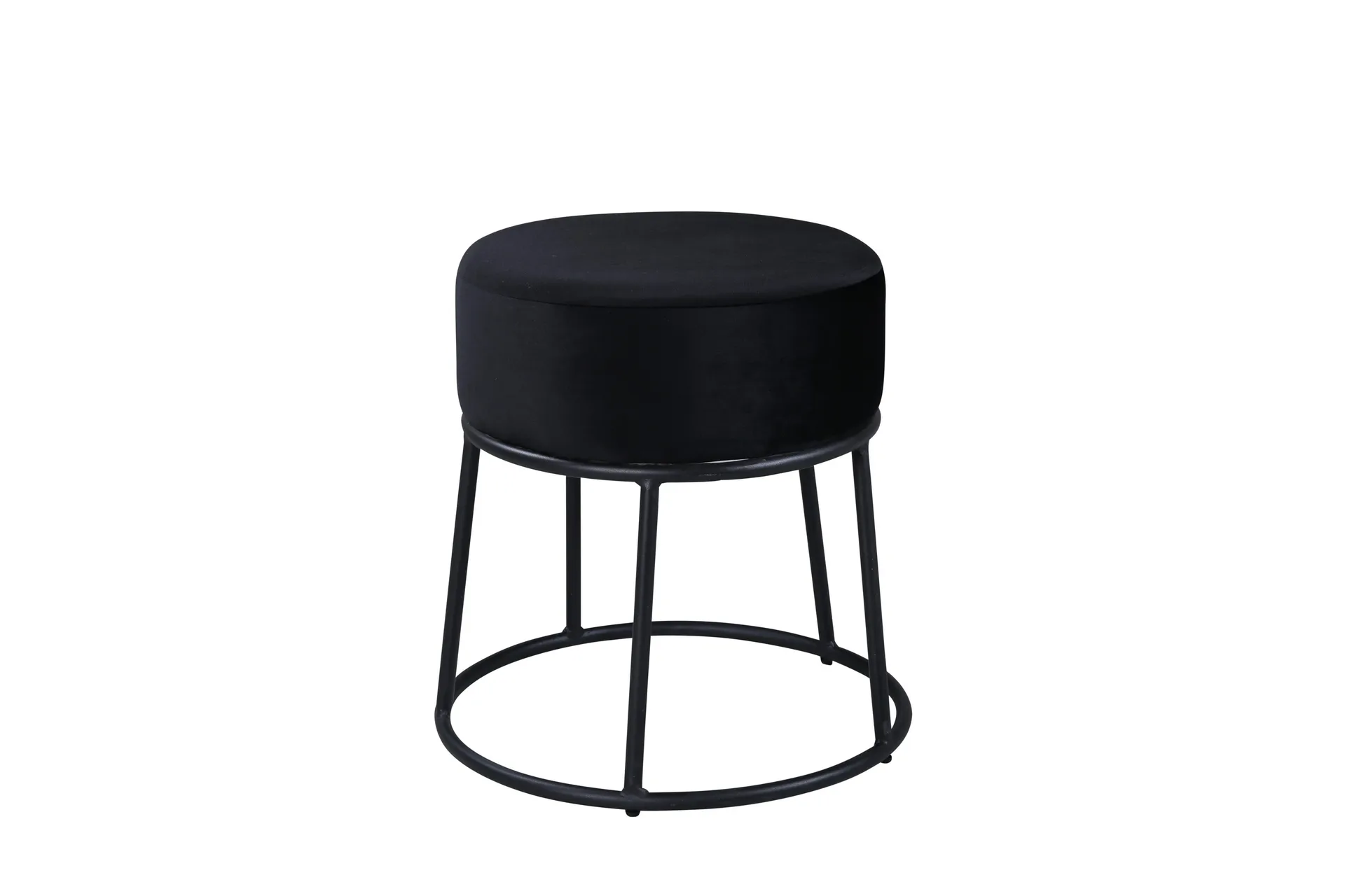 Venture Home Petra Sittpuff Svart - Möbler - Trademax