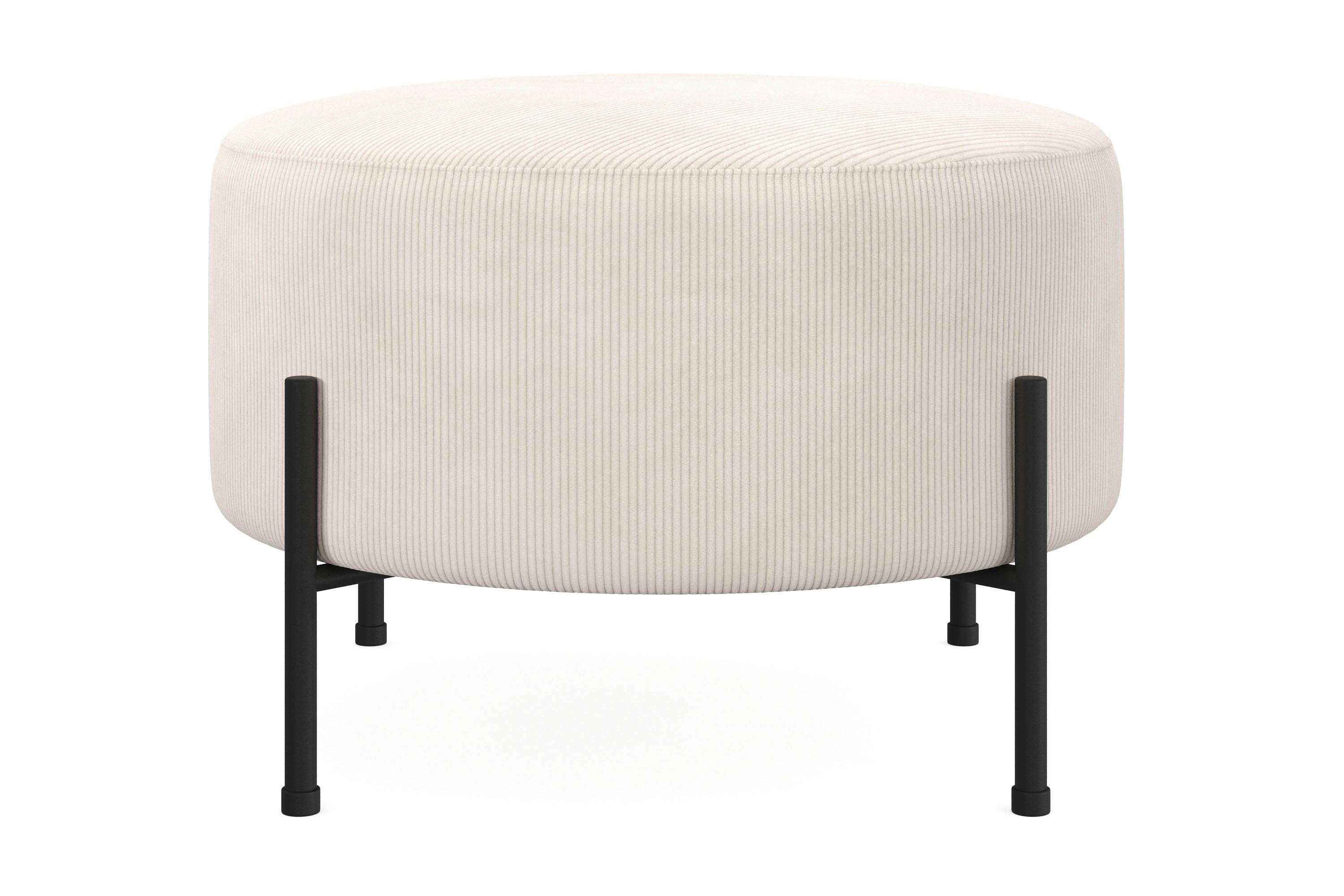 Scandi Days Sittpuff Menard Compact Rund 60 cm Beige - Möbler | Chilli
