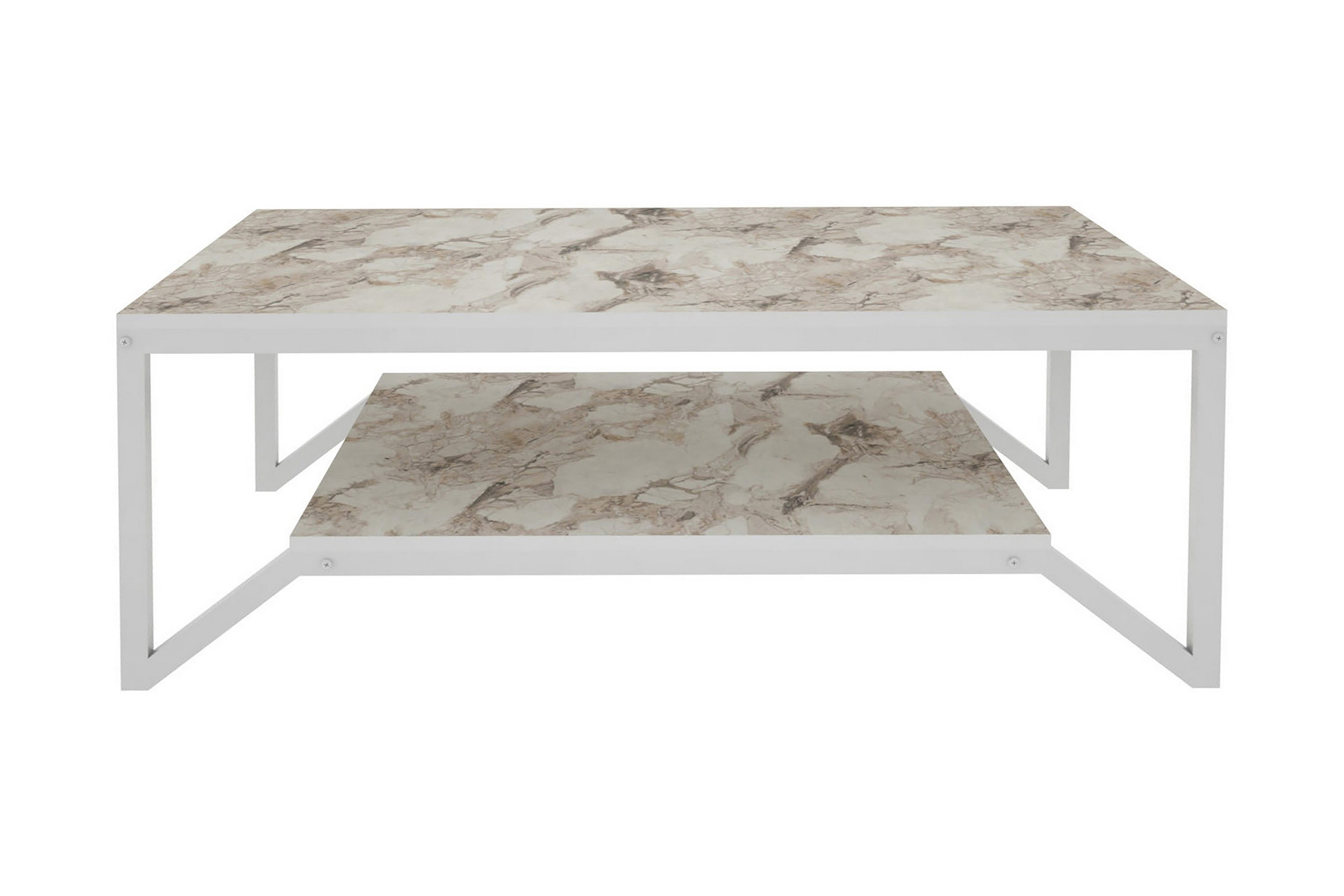 Andifli Sofabord 60x45,8x120 cm Hvit - Møbler - Trademax