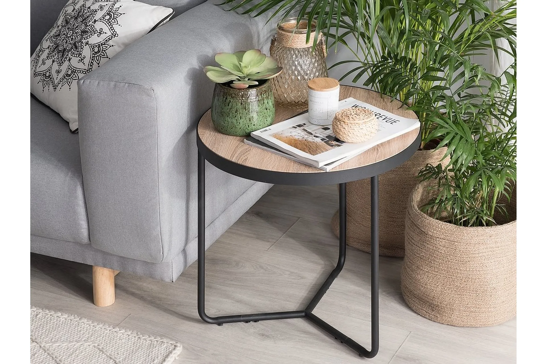 Melody S Sidebord 50 cm Træ / natur - Møbler | Trademax