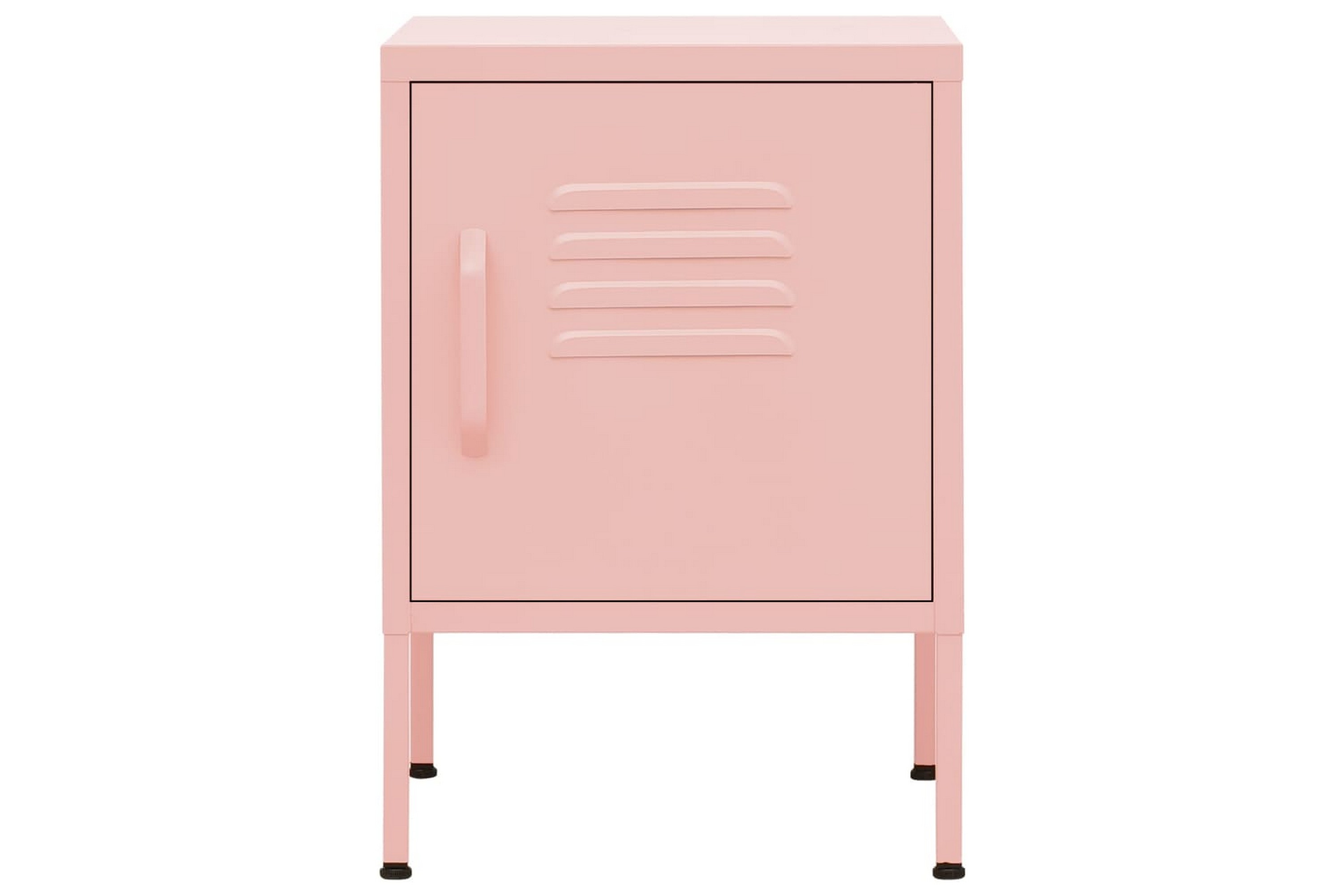 Be Basic natbord 35x35x51 cm stål pink Lyserød - Møbler | Trademax