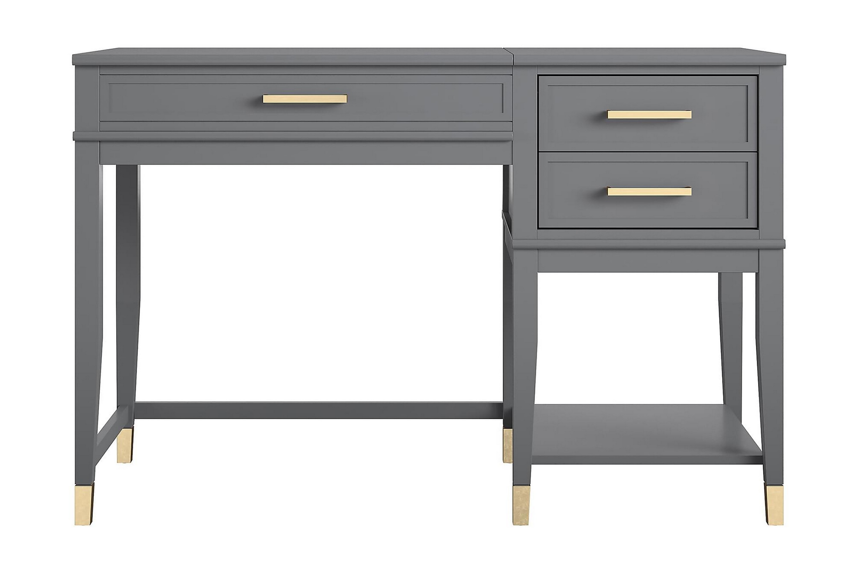 CosmoLiving Westerleigh Hæve/Sænke Skrivebord 116 cm Opbevaring Skuffer ...