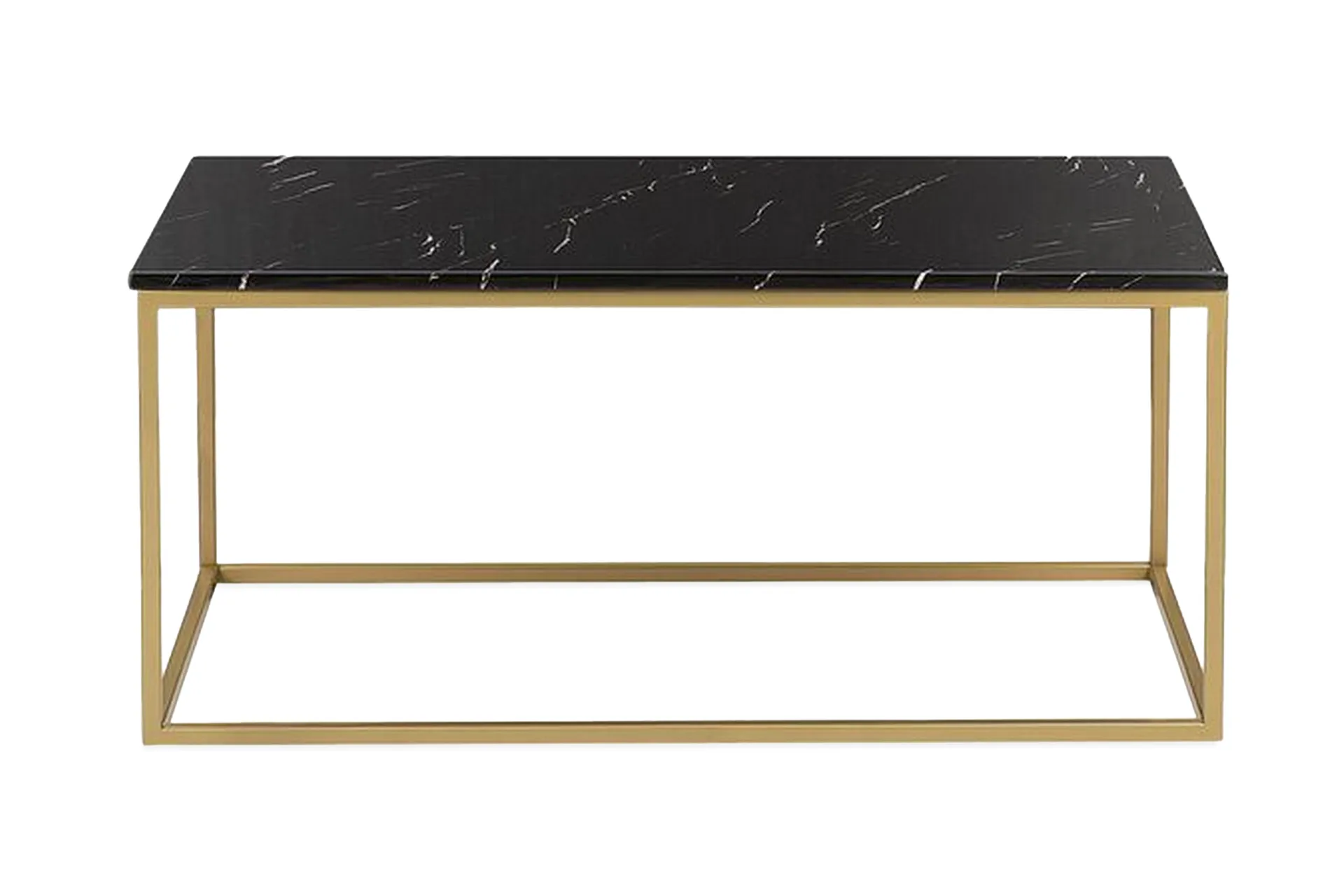 Barreras sofabord sort marmor mønster Sort - Møbler | Trademax