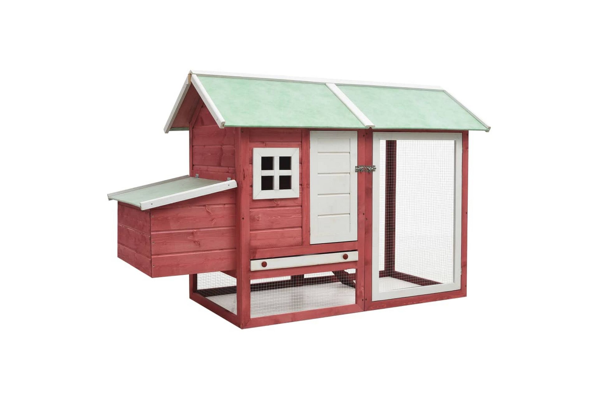 Be Basic Kyllingbur rød 170x81x110 cm heltre furu og gran Rød - Møbler ...