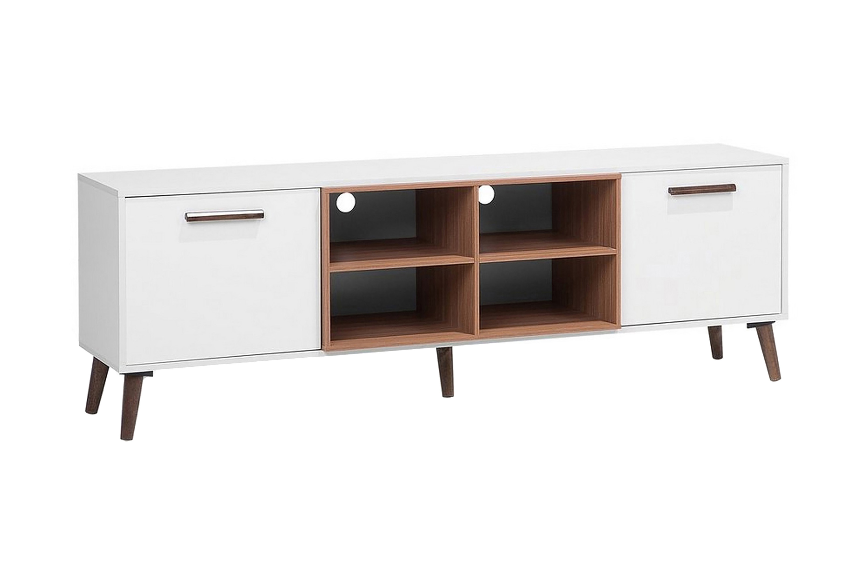 TV-benk Alloa 40x180 cm Hvit - Møbler - Chilli