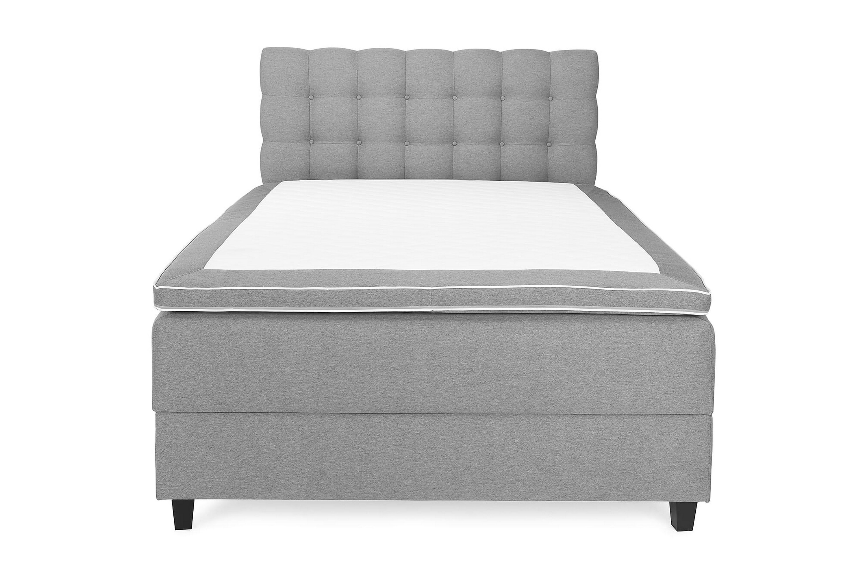 Berg & Strand Royal Box Bed 120x200 Lysegrå - Møbler | Trademax