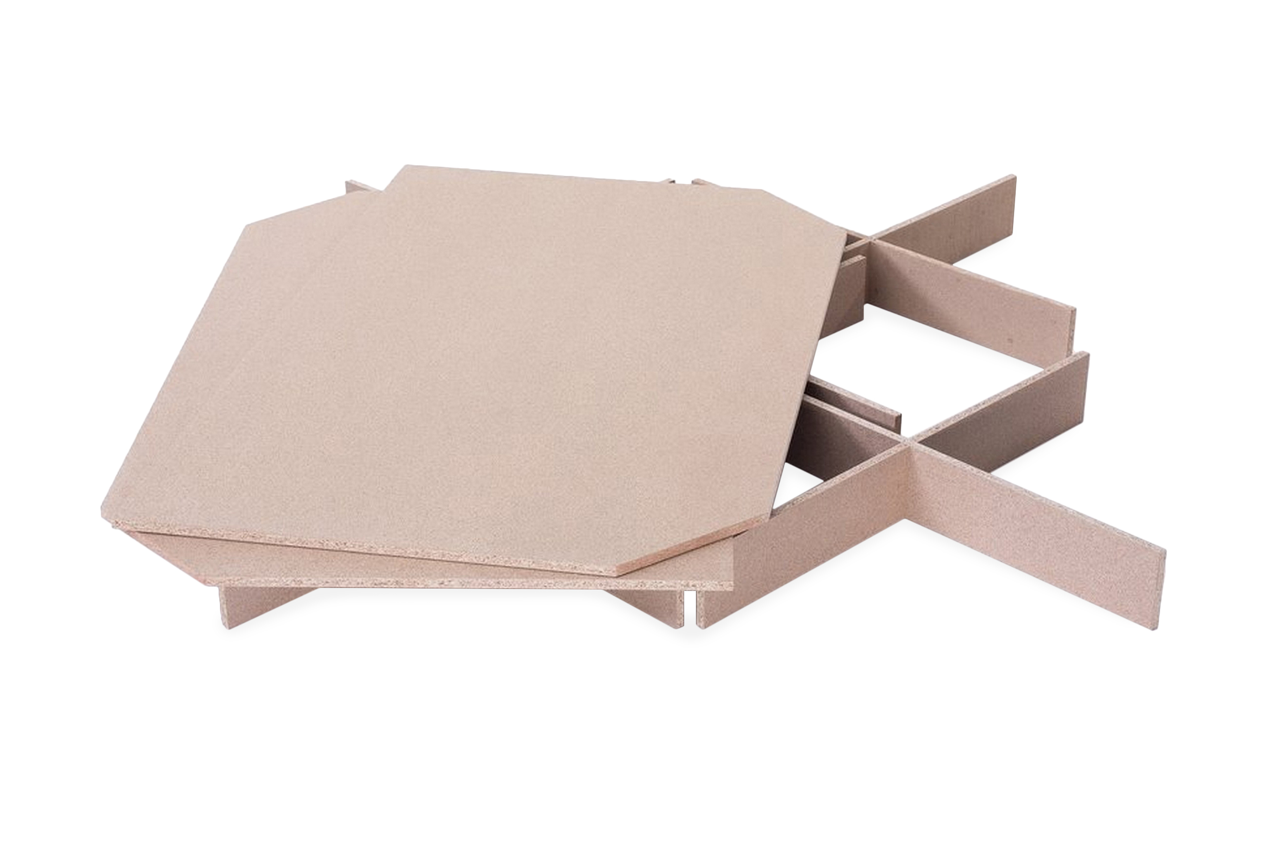 Wave platform til vandseng 160 | 200 cm Træ / natur - Møbler | Trademax