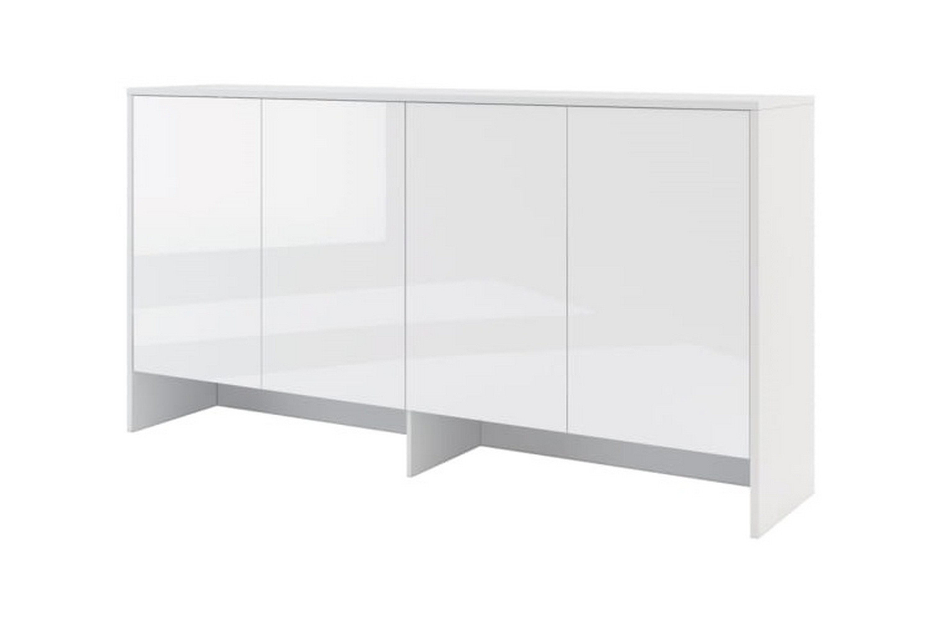 Overskap Hvit Høyglans Bed Concept - Møbler - Trademax