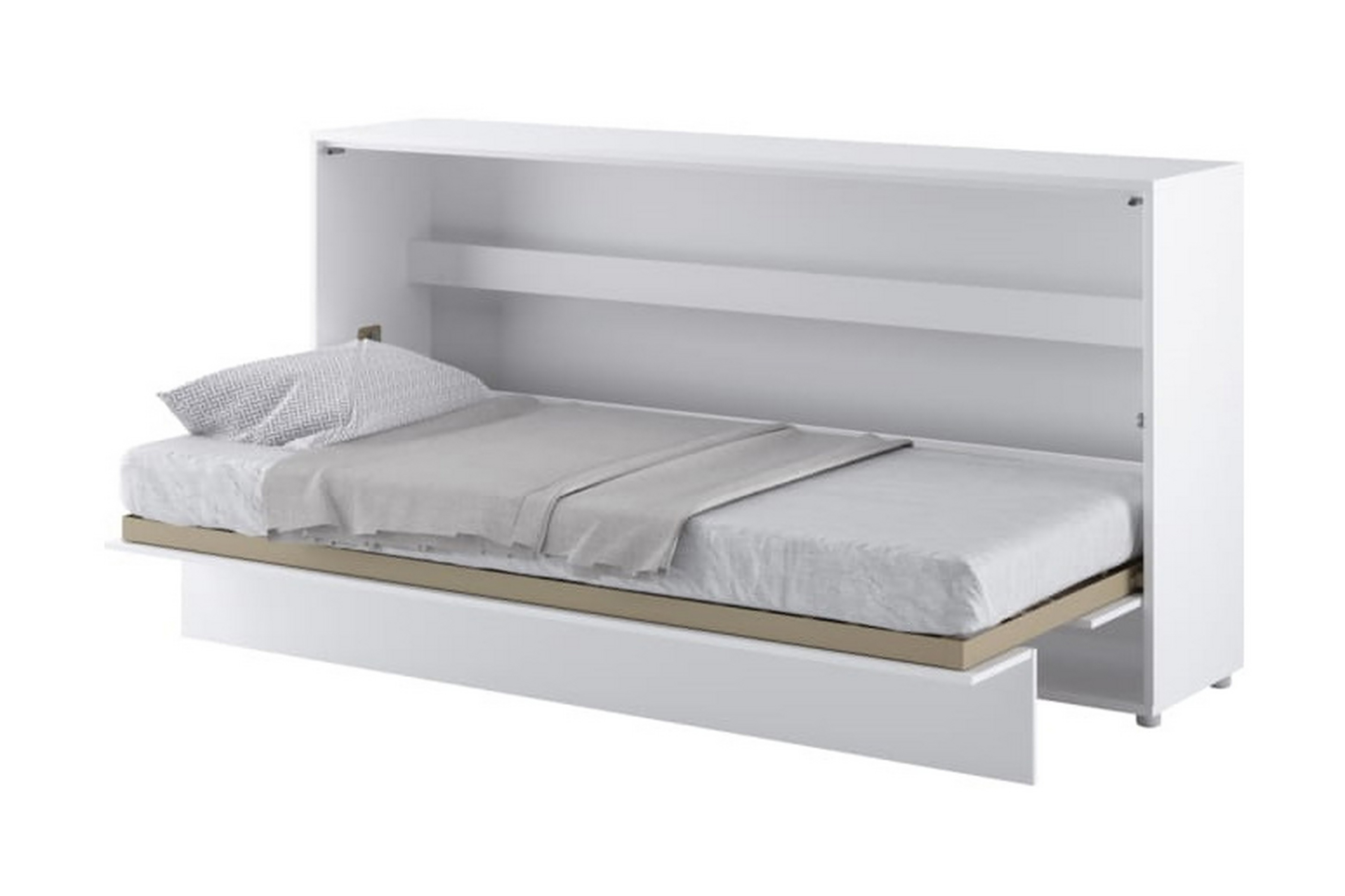 Skapseng 90x200 cm Horisontal Hvit Bed Concept - Møbler - Trademax