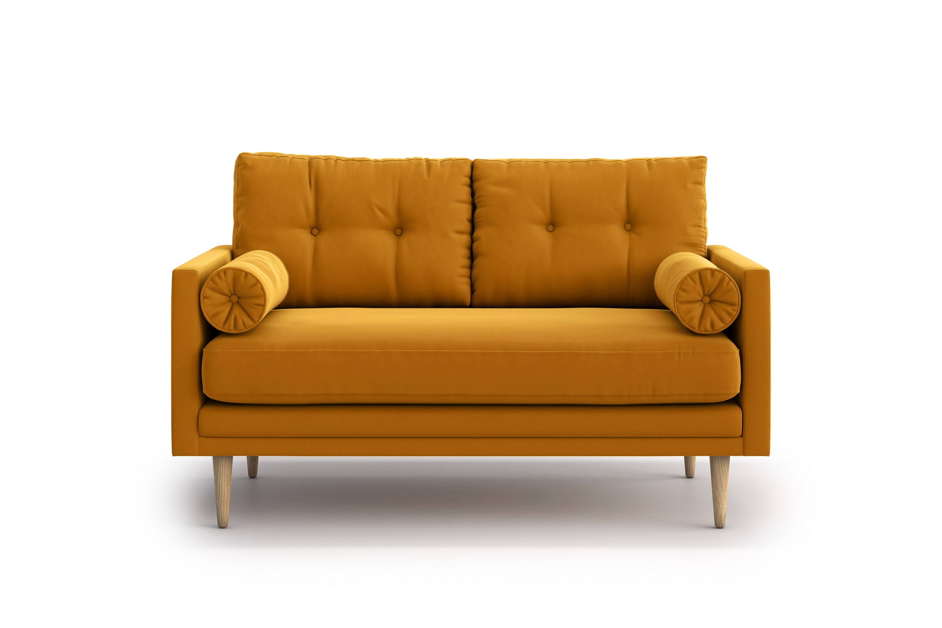 Amyssa 2-seter Sofa Gul - Møbler - Trademax