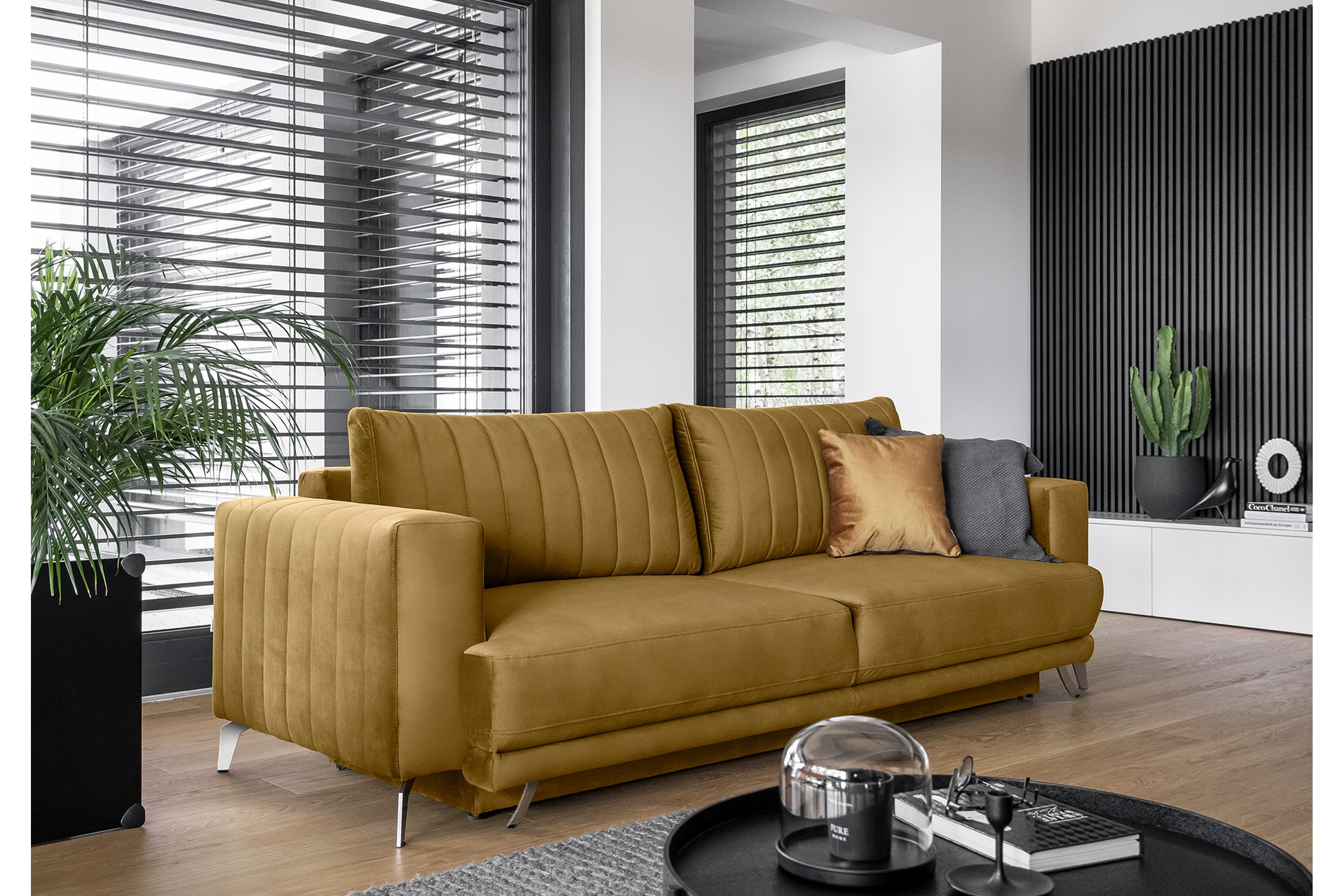 Jalissia 3-Pers. Sofa Gul - Møbler | Trademax