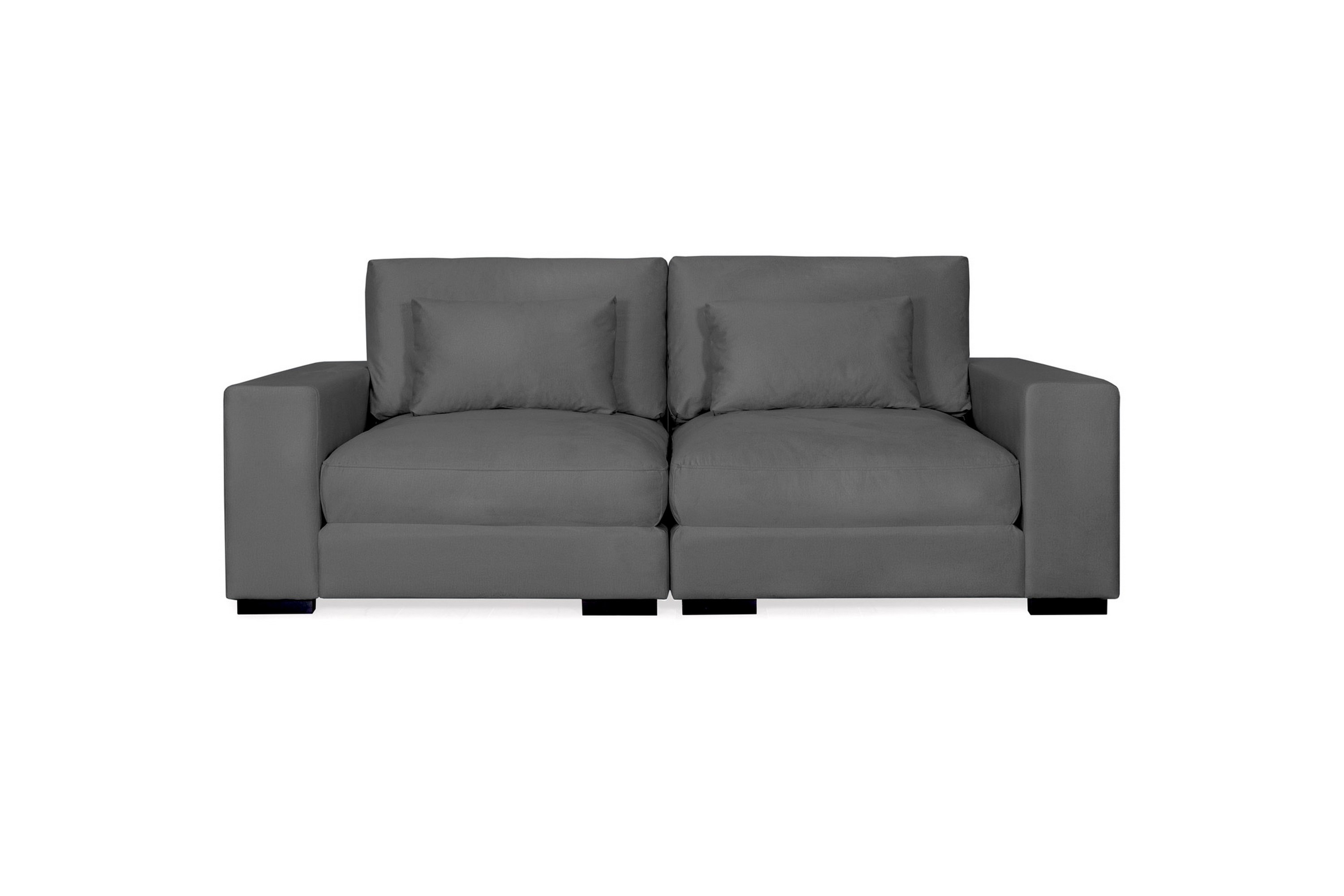Scandinavian Choice Dubai 2-Pers. sofa Velour Mørkegrå - Møbler | Trademax
