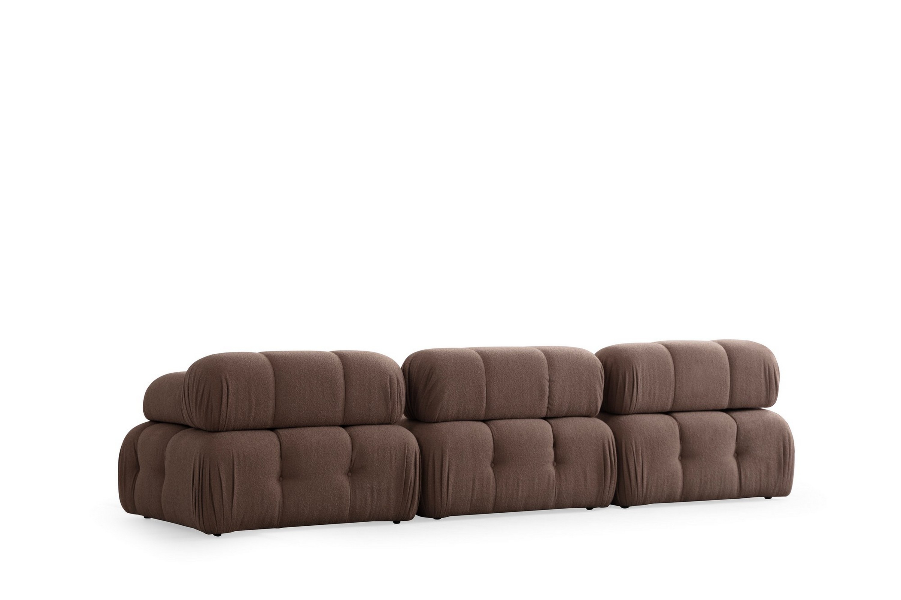 Andrarum Boblende Divansofa 3-seter 315 cm Belgin Brun - Møbler - Chilli