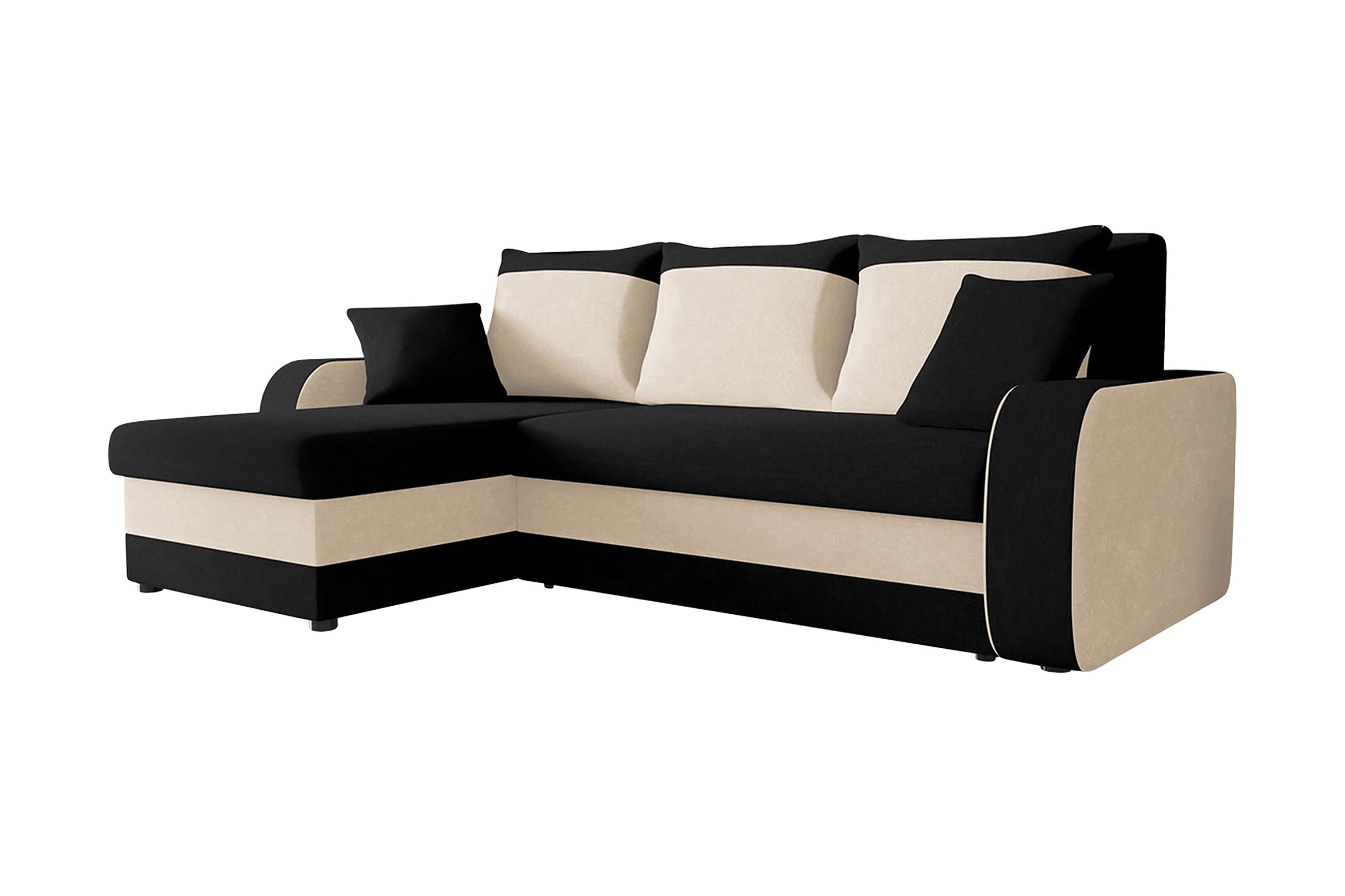Majestic Furniture Alvared Dyb 3-personers L Sofa -Hjørnesovesofa ...