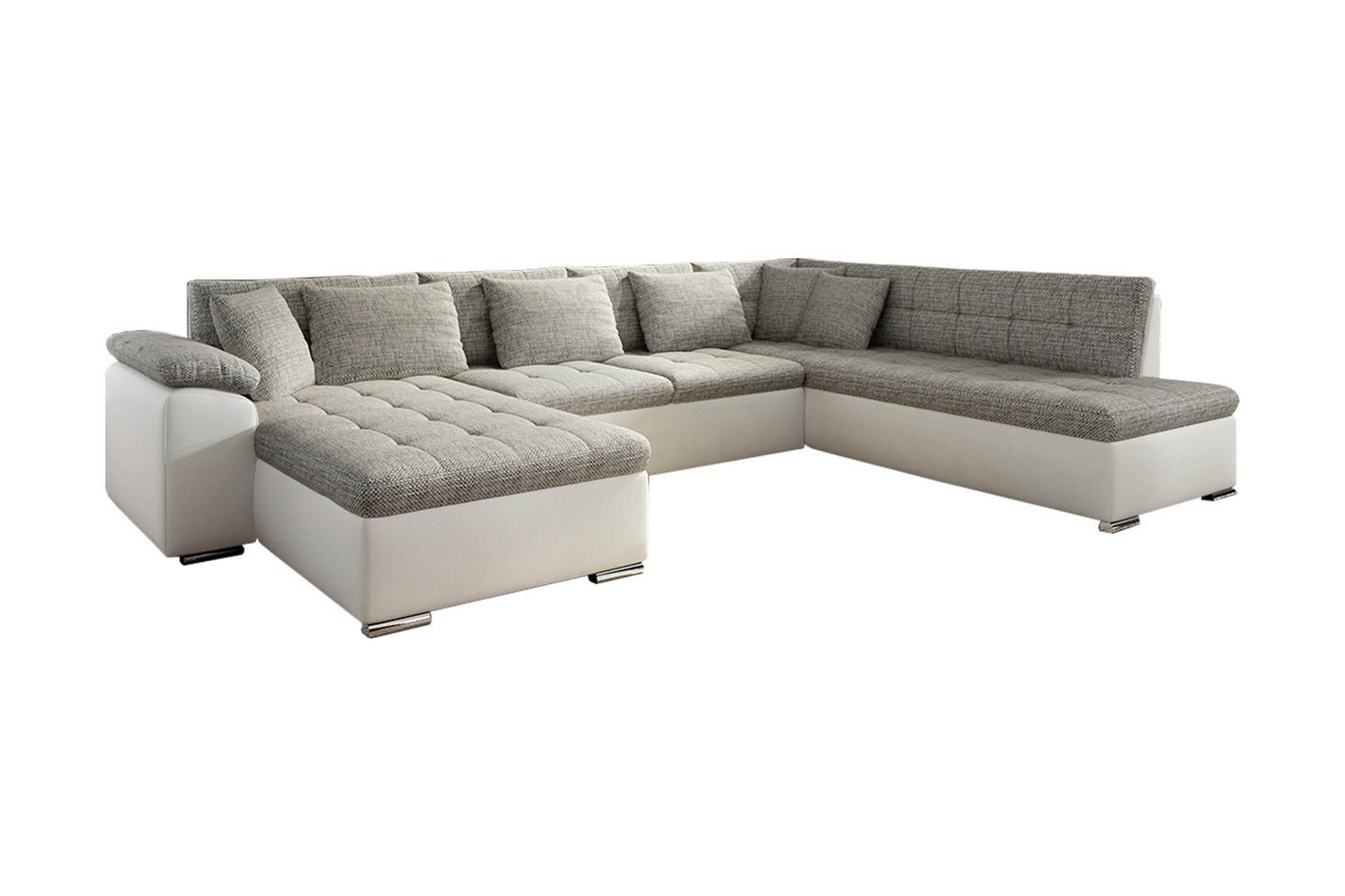 Majestic Furniture Niko U-sovesofa 350x205x76 cm Beige / Grå - Møbler ...